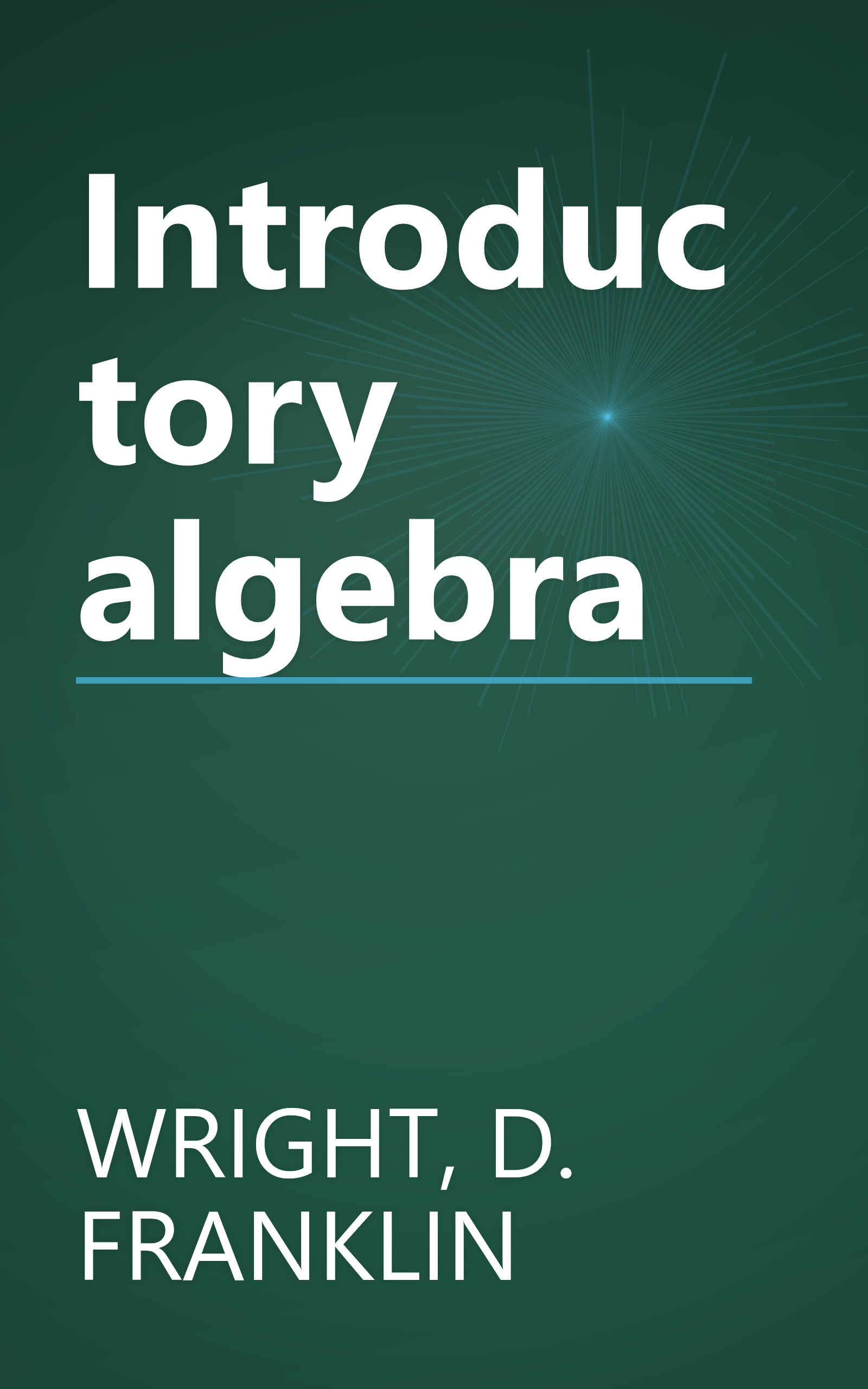 Introductory algebra book cover