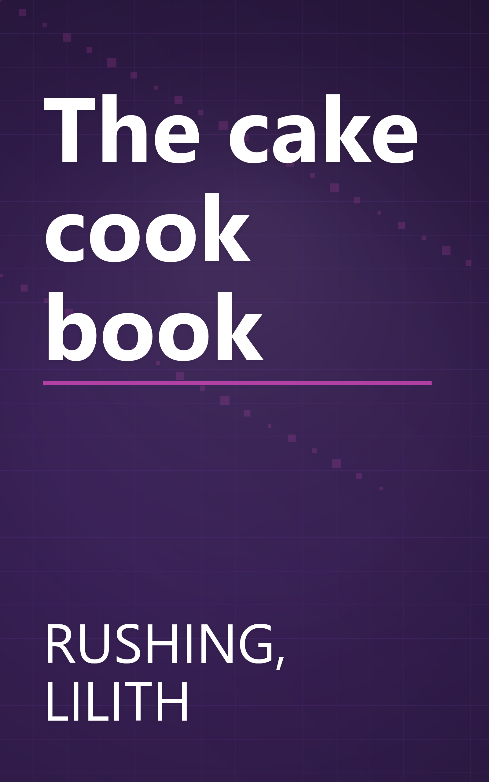 The cake cook book book cover