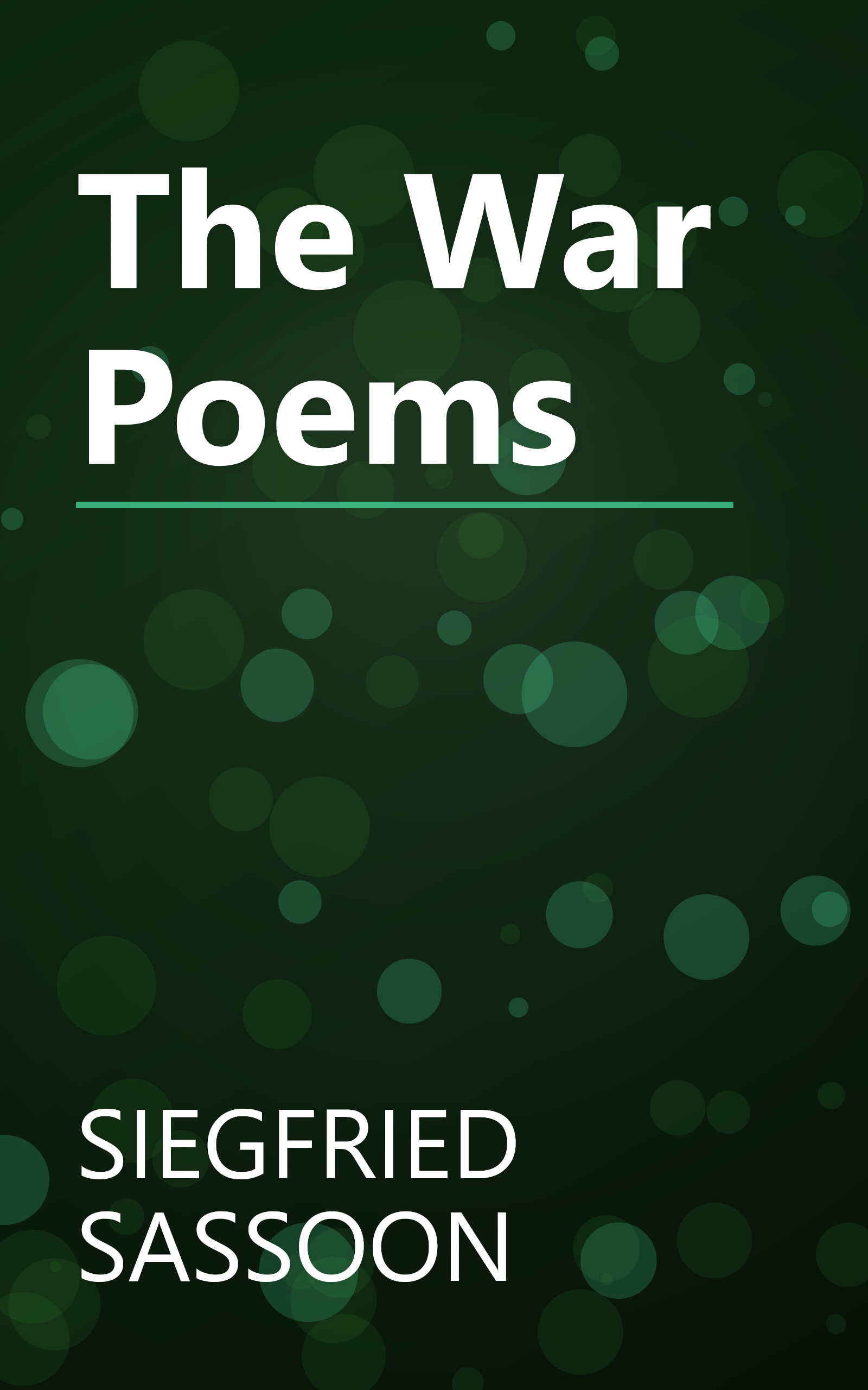 The War Poems book cover