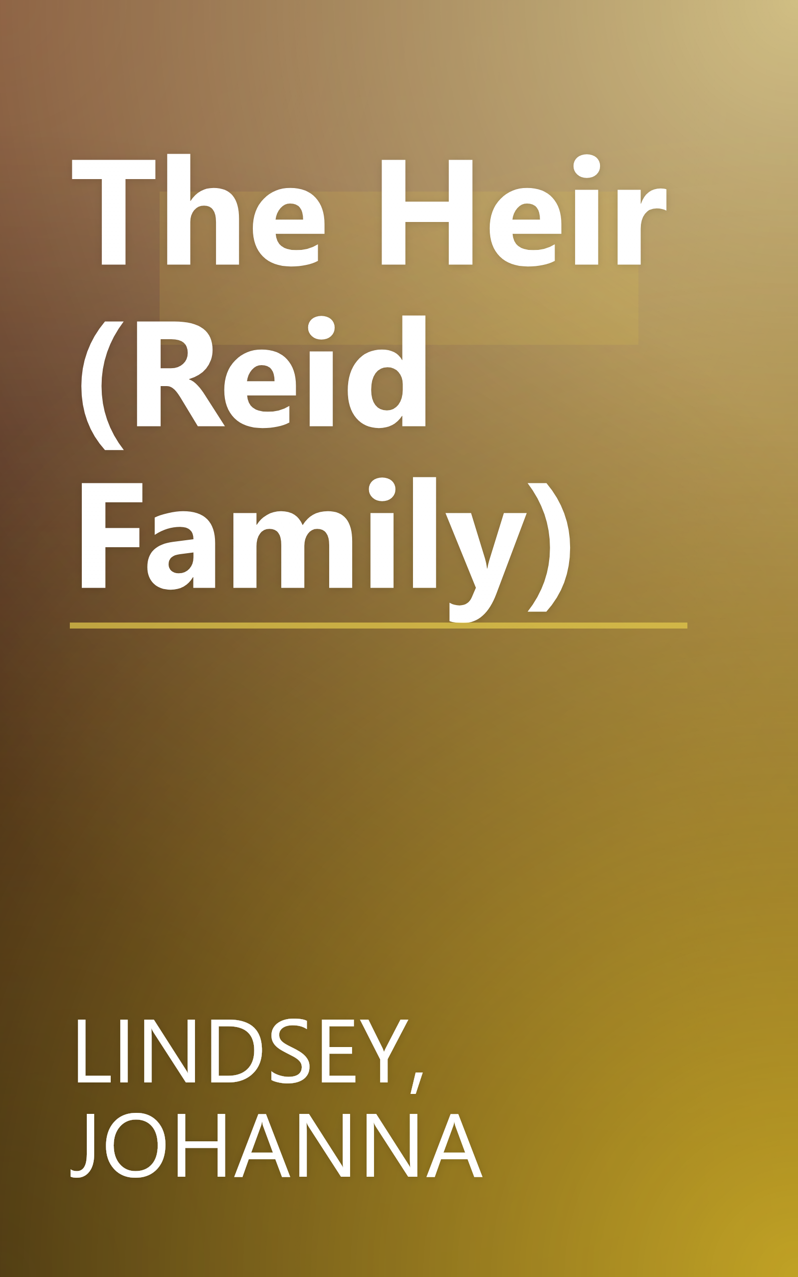 The Heir (Reid Family) book cover
