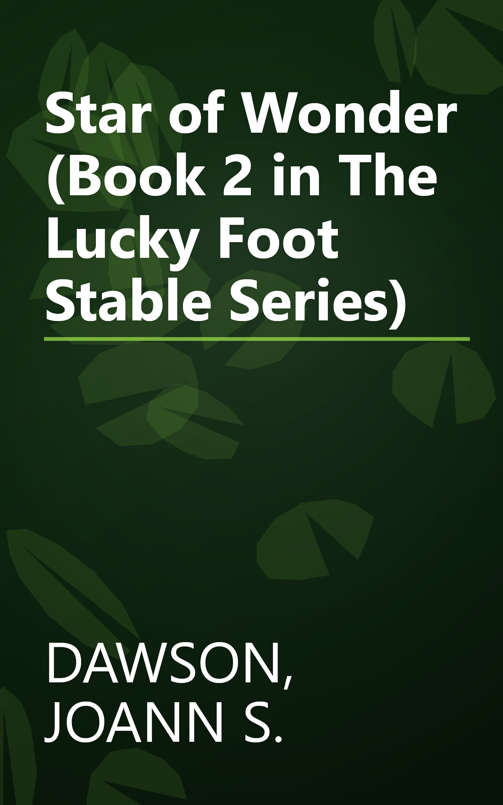 Star of Wonder (Book 2 in The Lucky Foot Stable Series) book cover