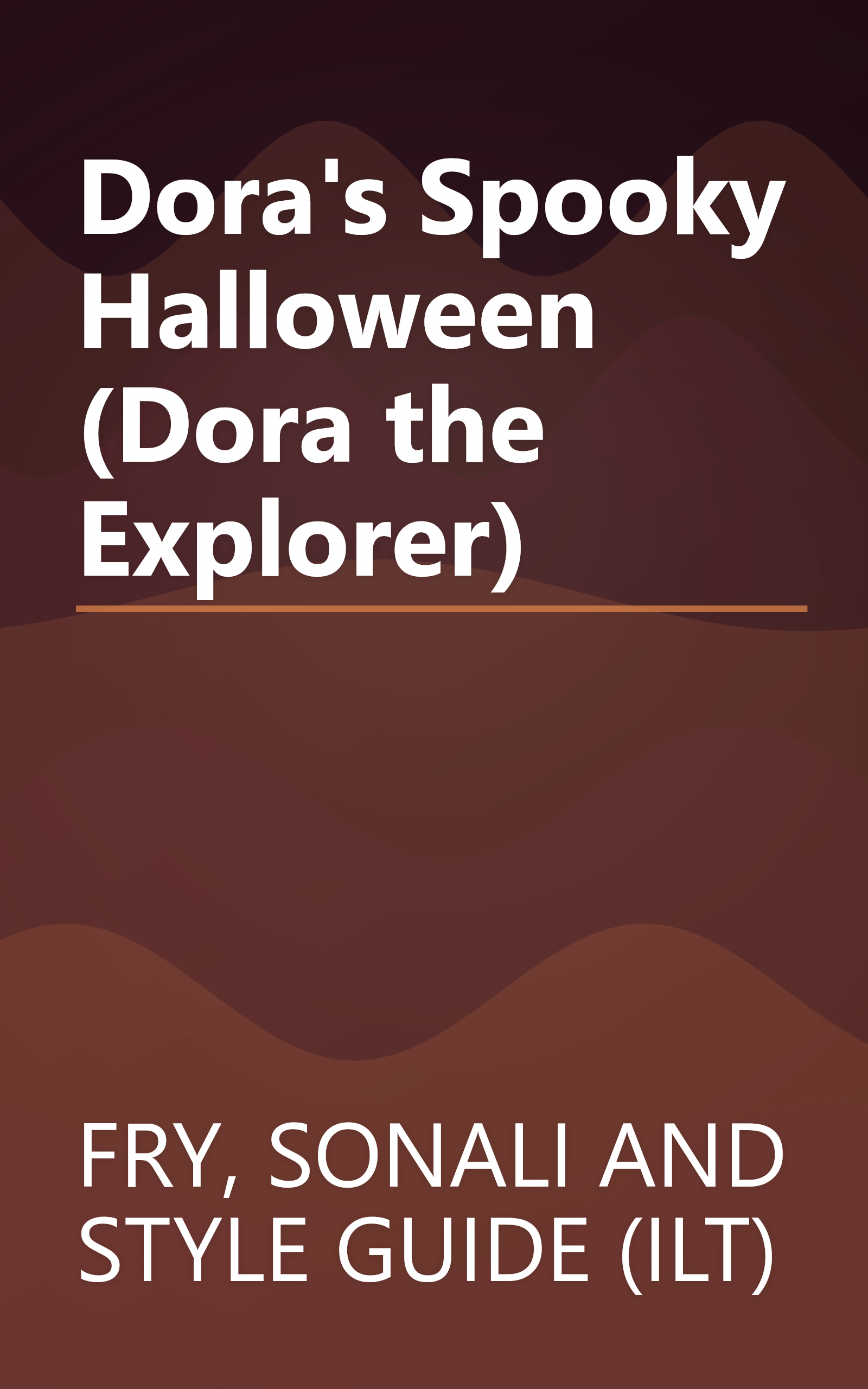 Dora's Spooky Halloween (Dora the Explorer) book cover