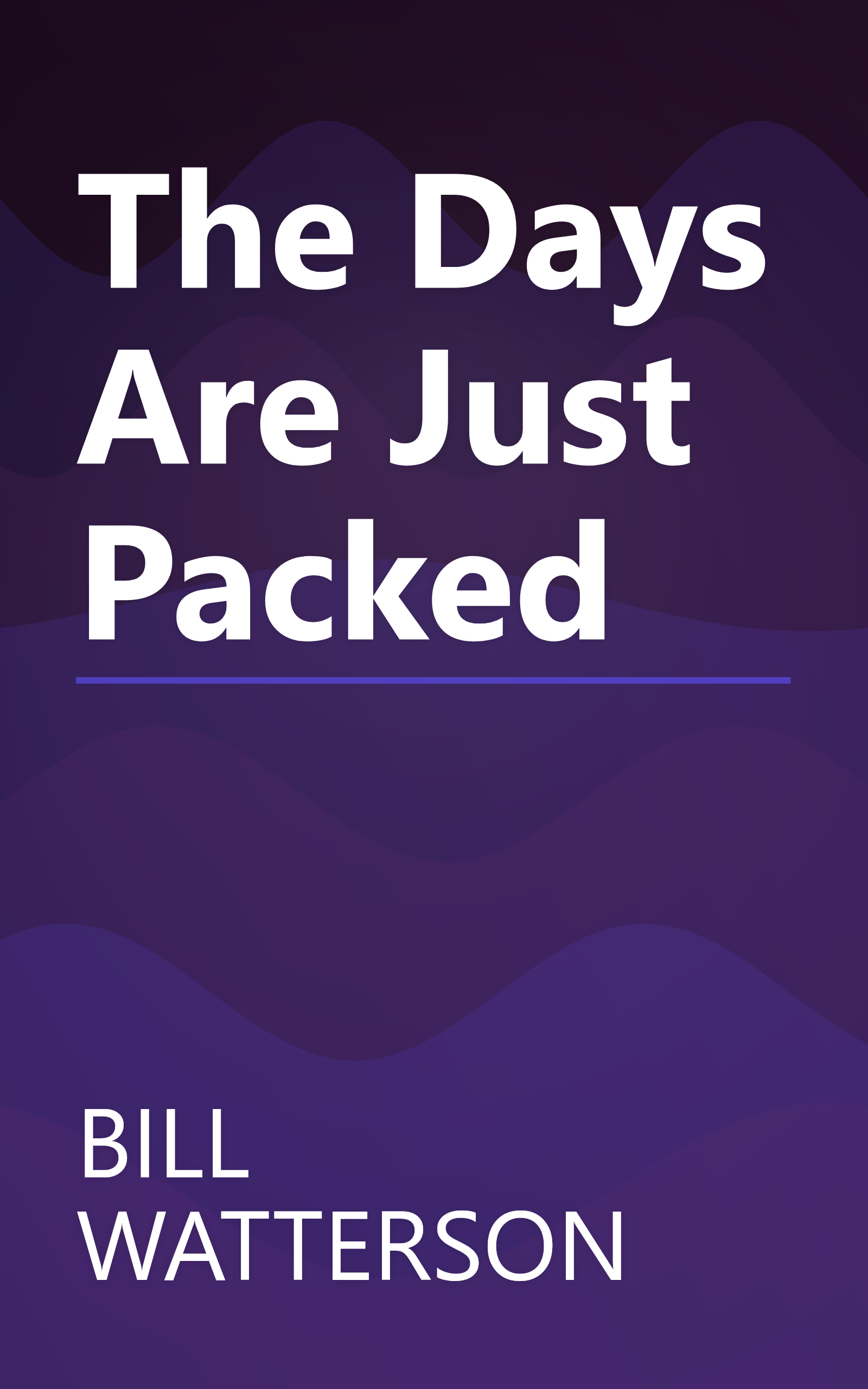 The Days Are Just Packed book cover