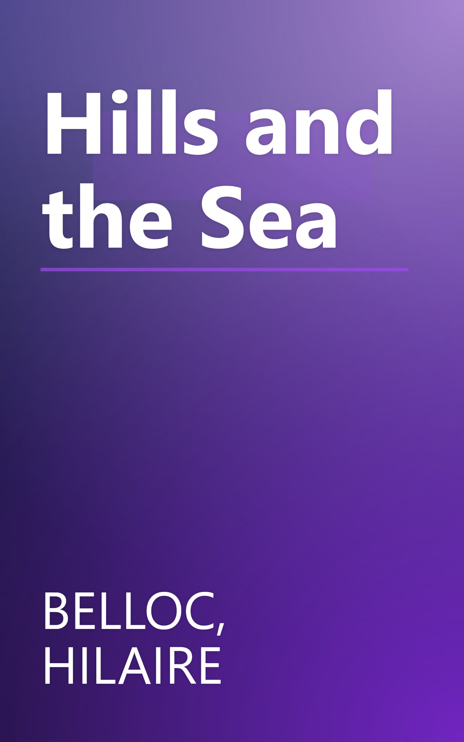Hills and the Sea book cover