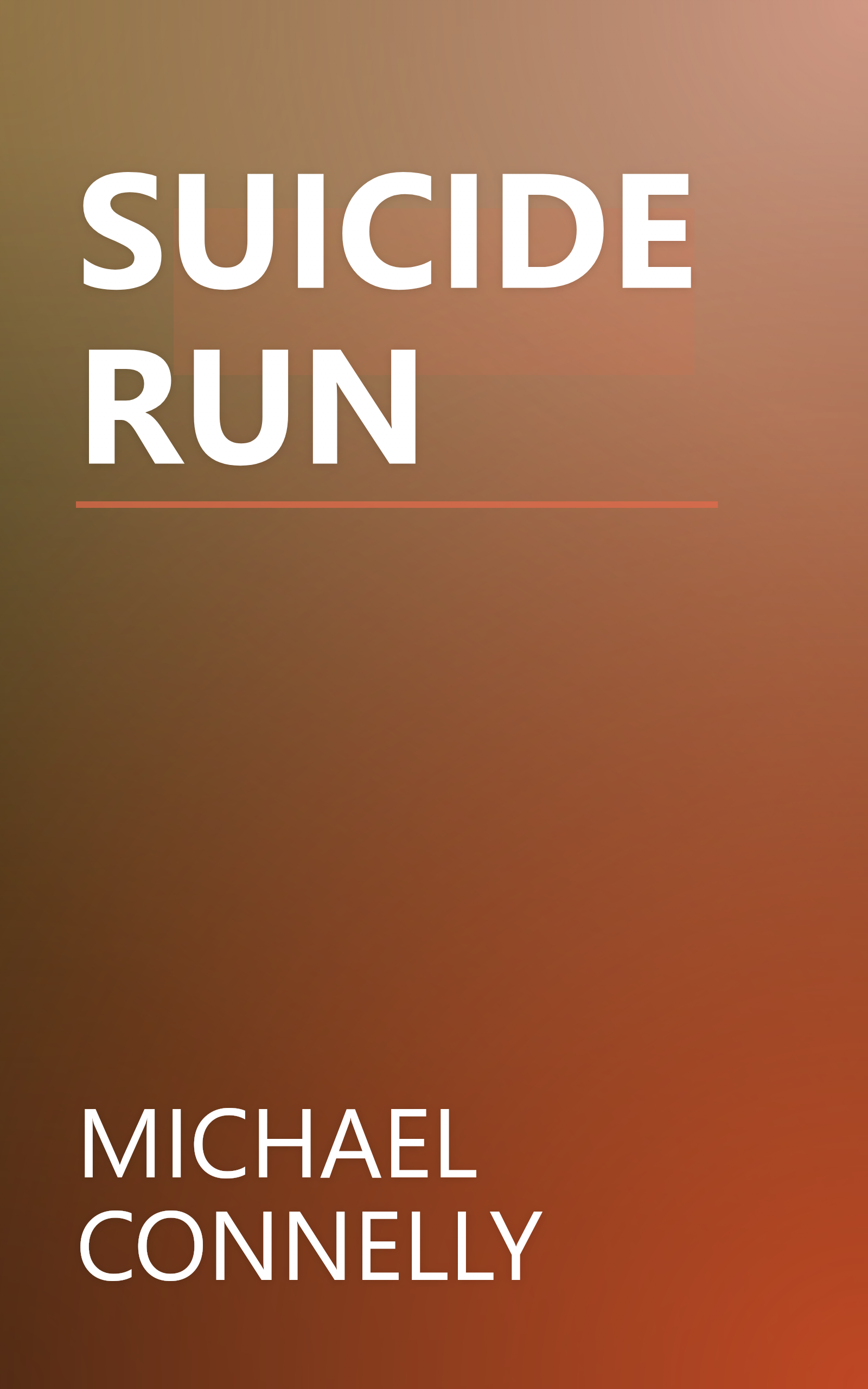 SUICIDE RUN book cover