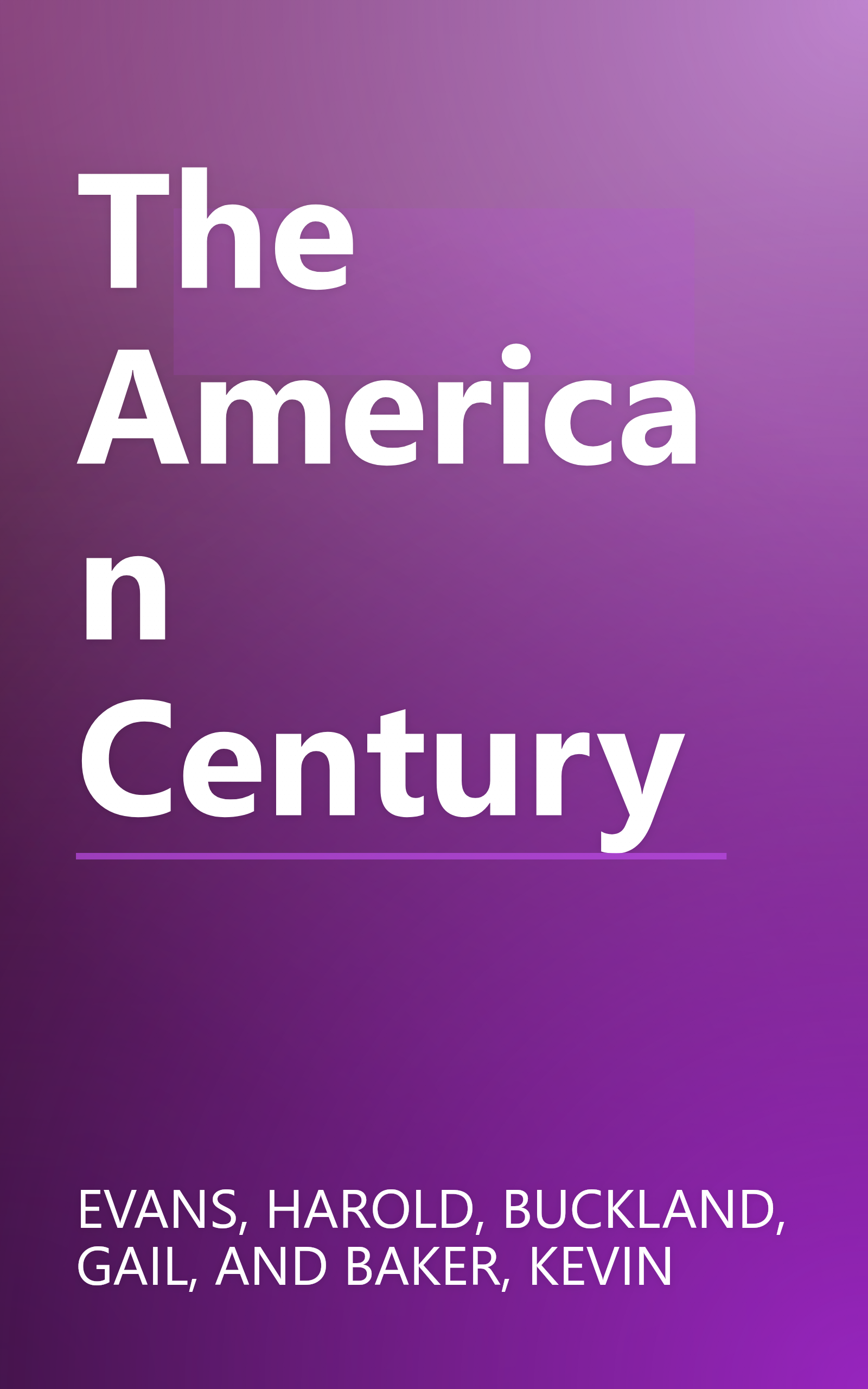 The American Century book cover
