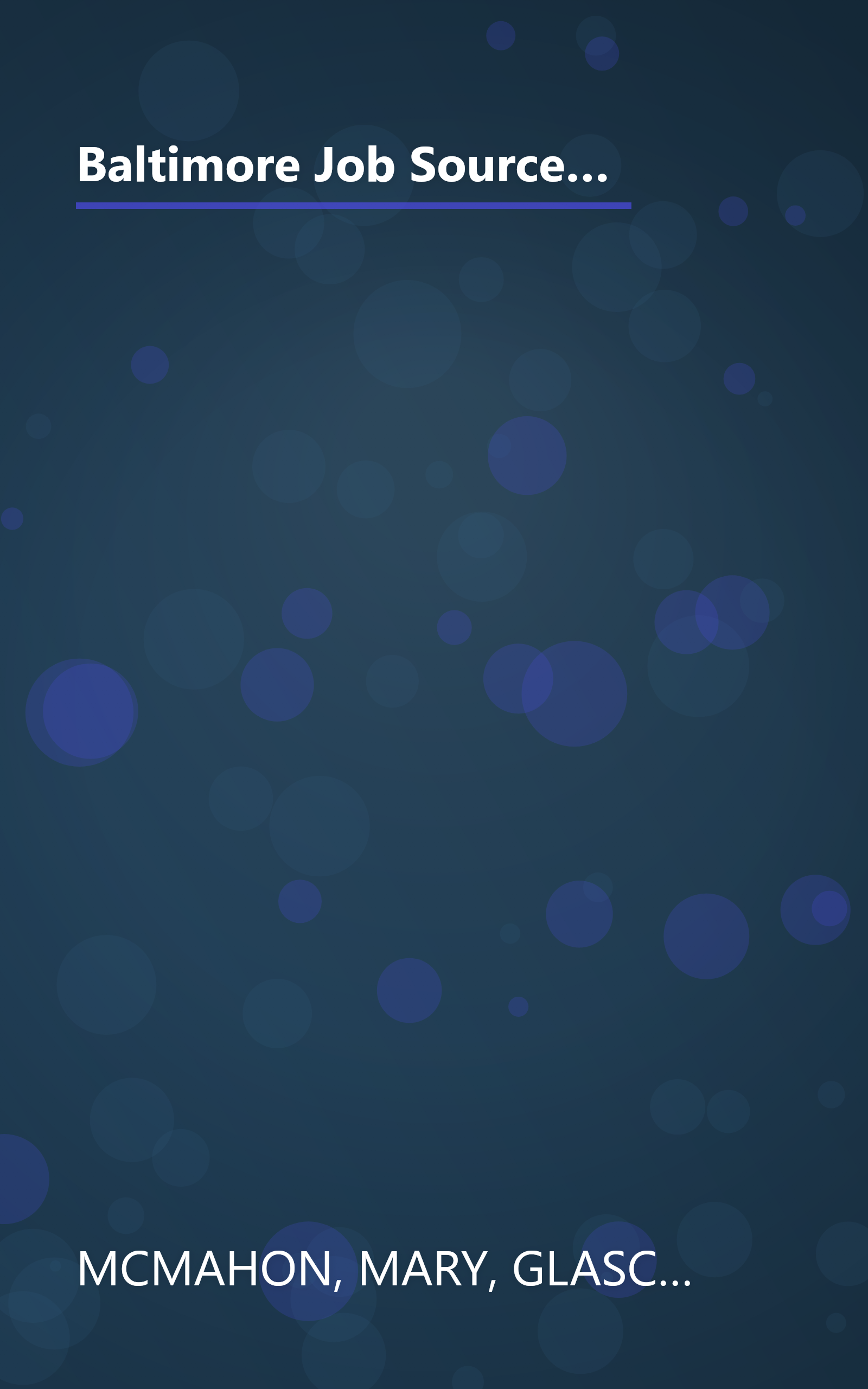 Baltimore Job Source: The Only Source You Need to Land the Internship, Entry-Level or Middle Management Job of Your Choice book cover