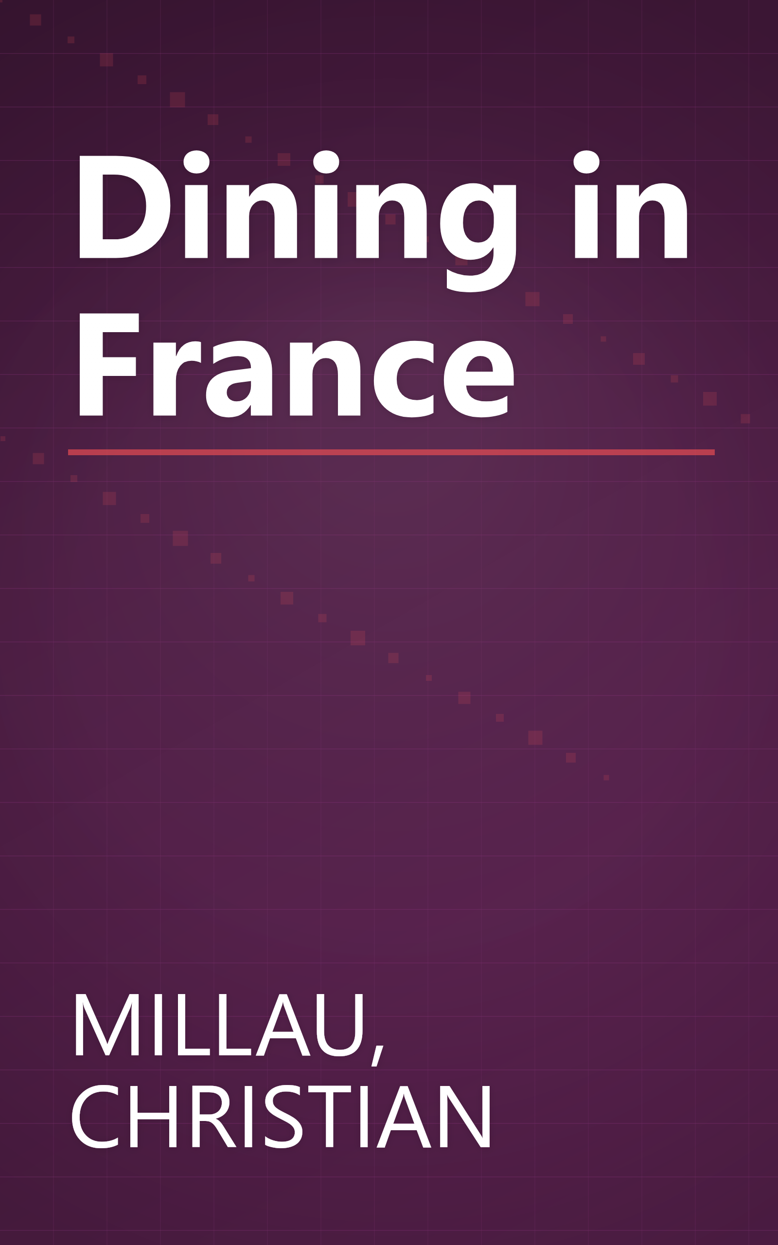 Dining in France book cover