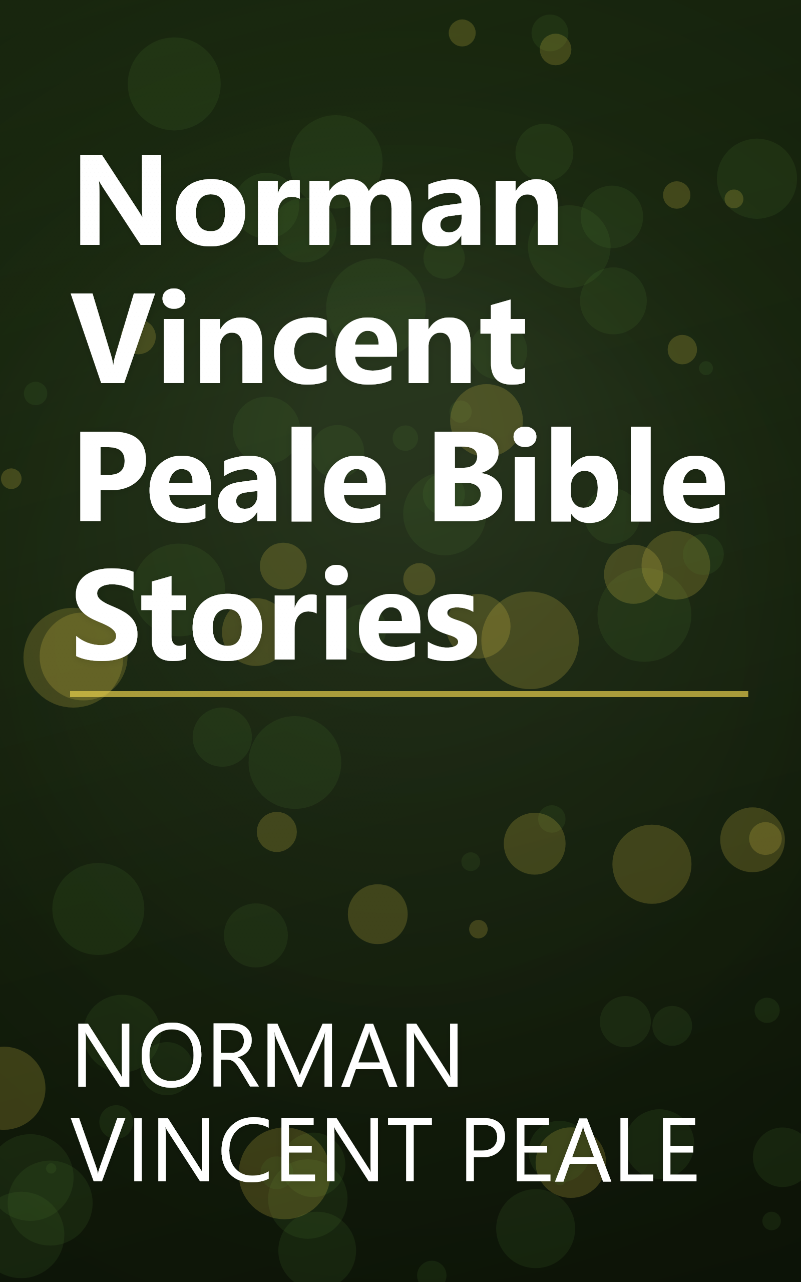 Norman Vincent Peale Bible Stories book cover