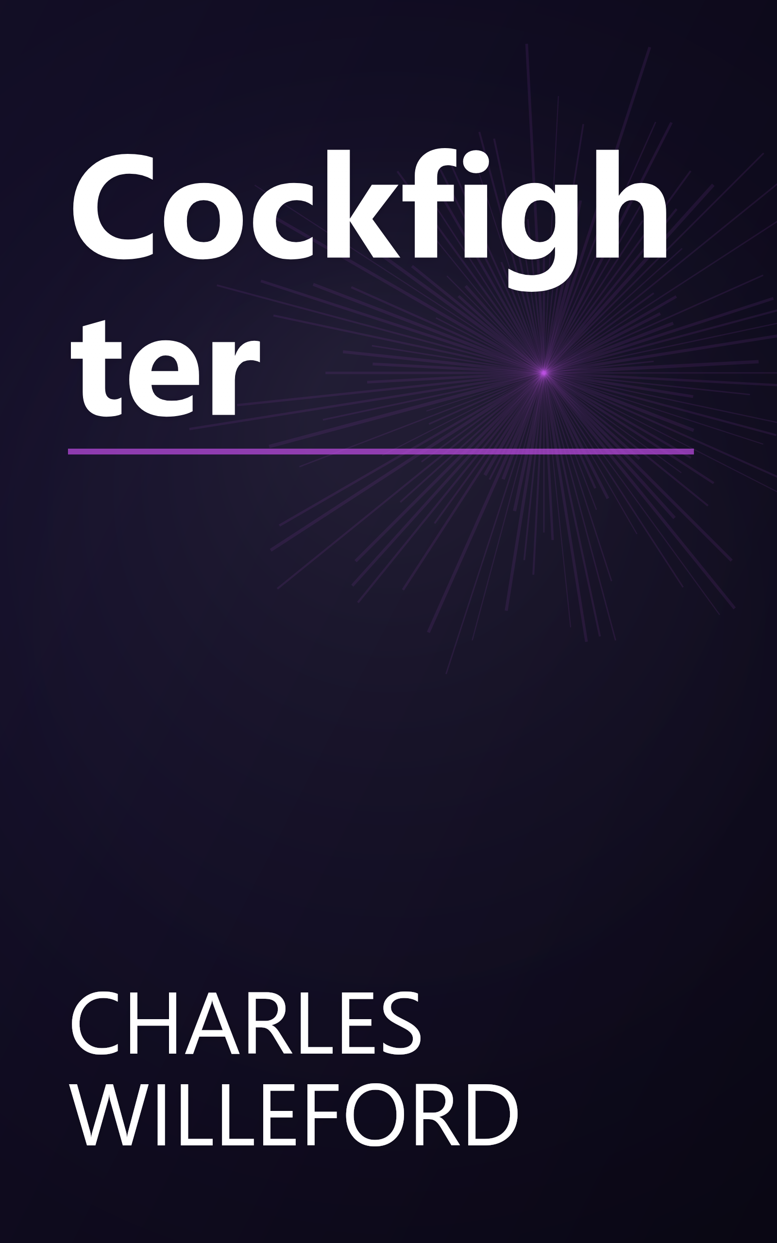 Cockfighter book cover