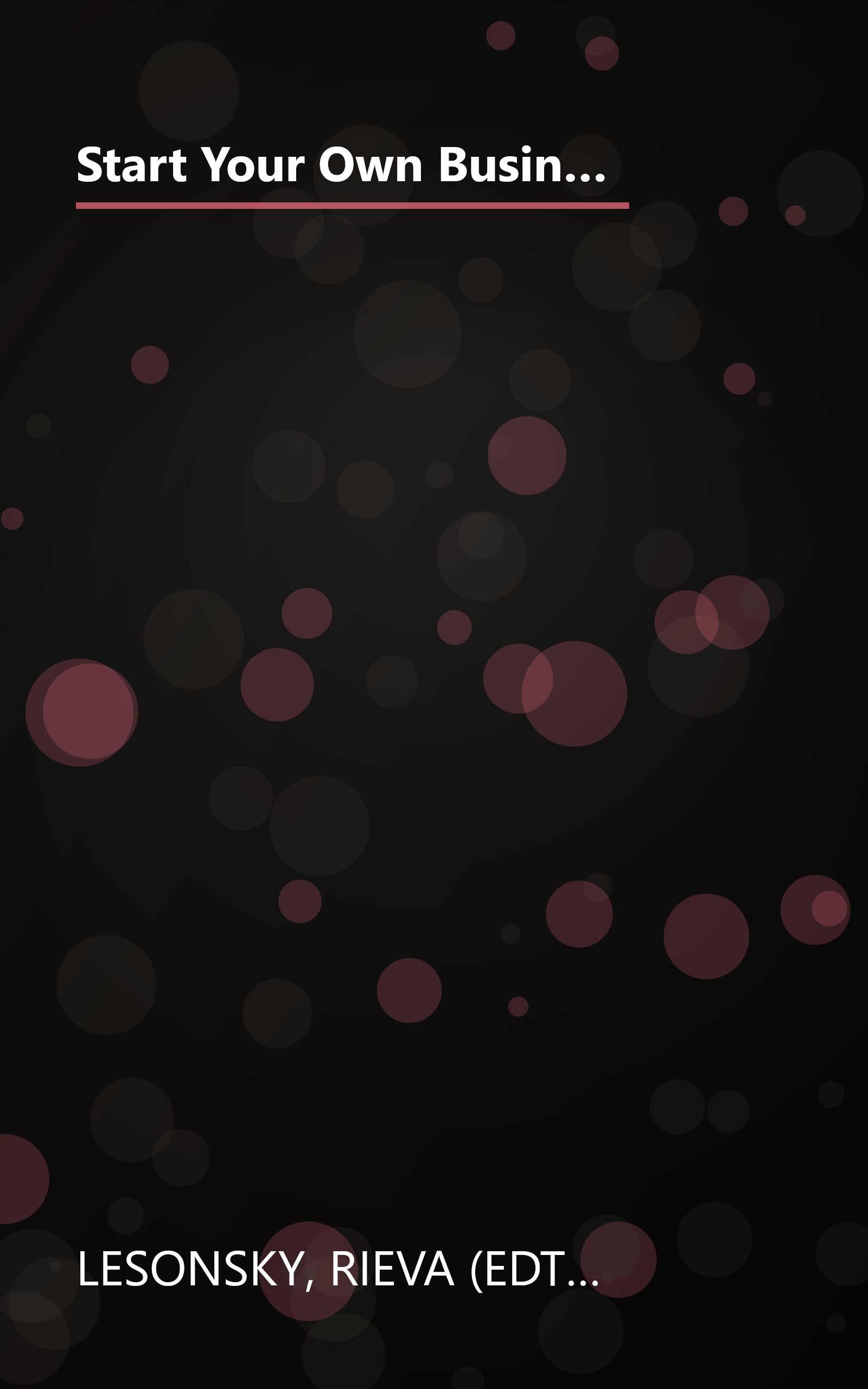 Start Your Own Business, 2nd Edition: The Only Start-Up Book You'll Ever Need (Start Your Own Business: The Only Start-Up Book You'll Ever Need) book cover