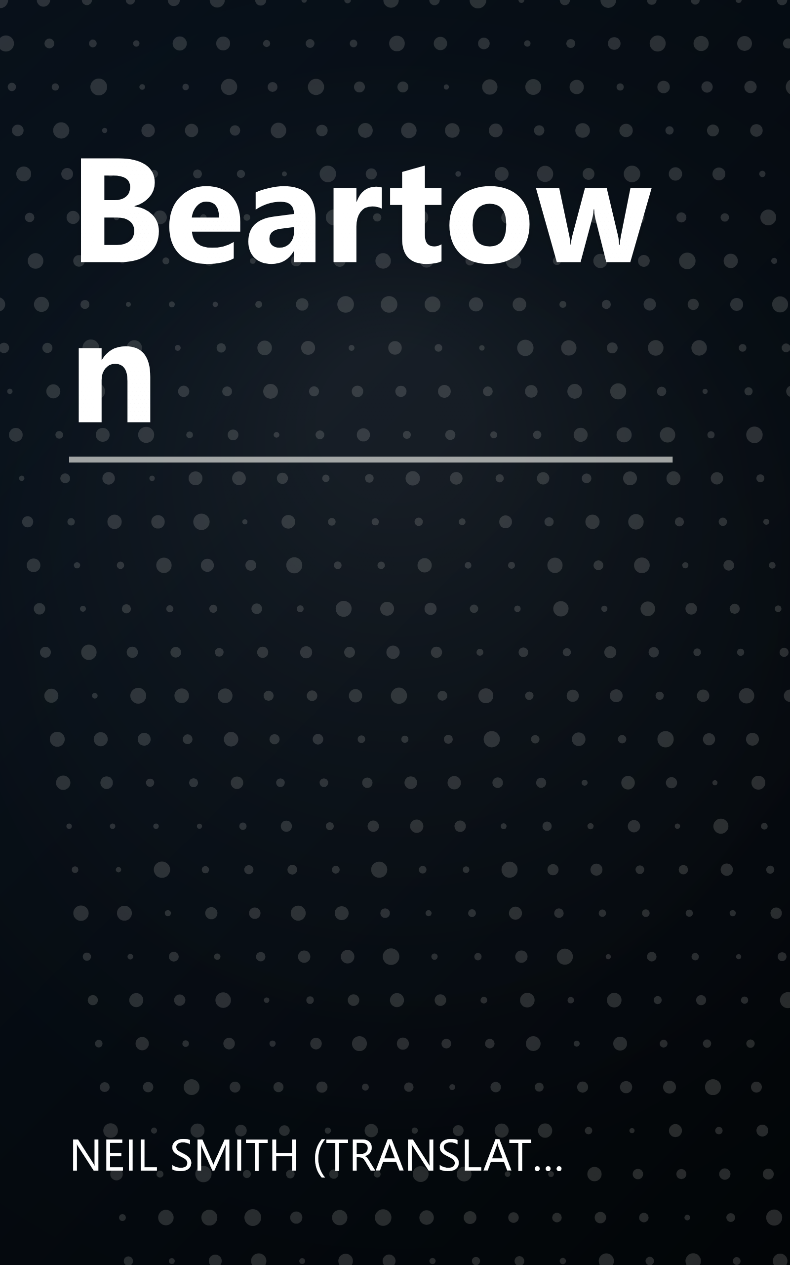 Beartown book cover