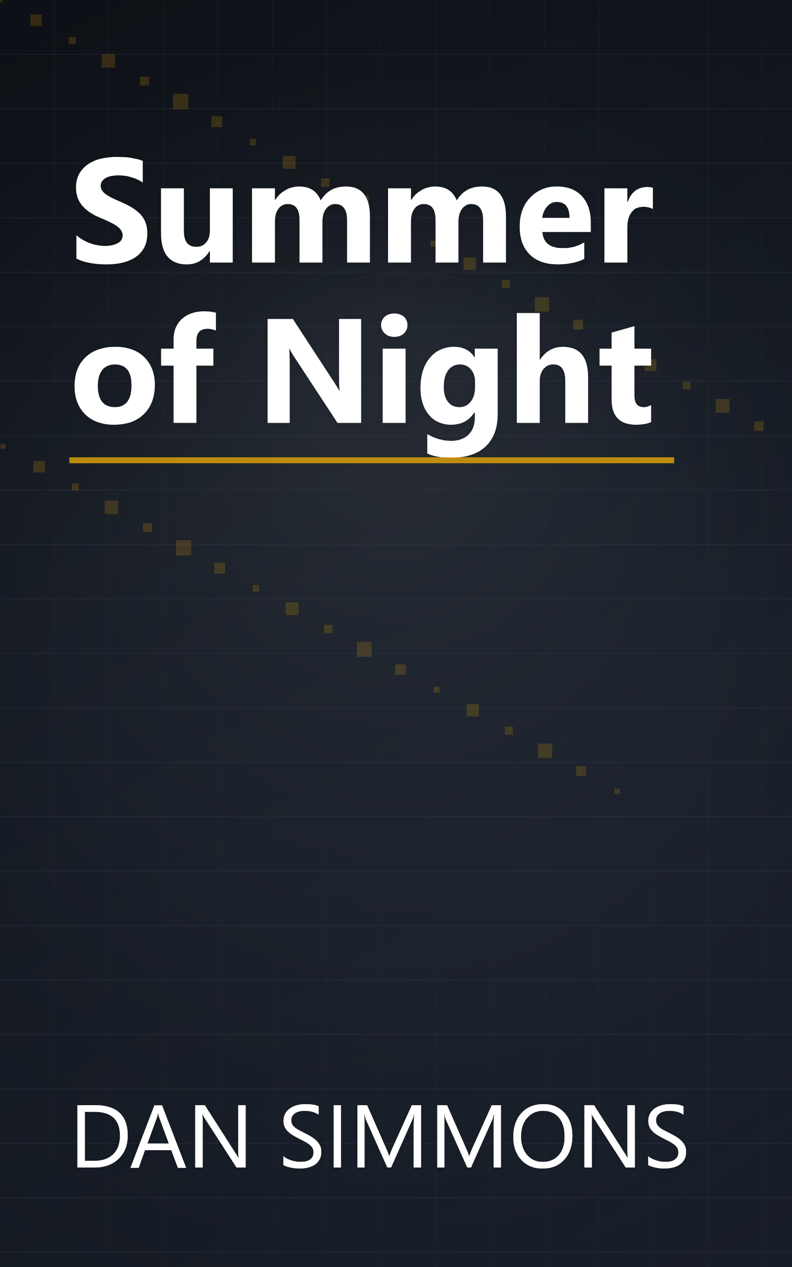 Summer of Night book cover