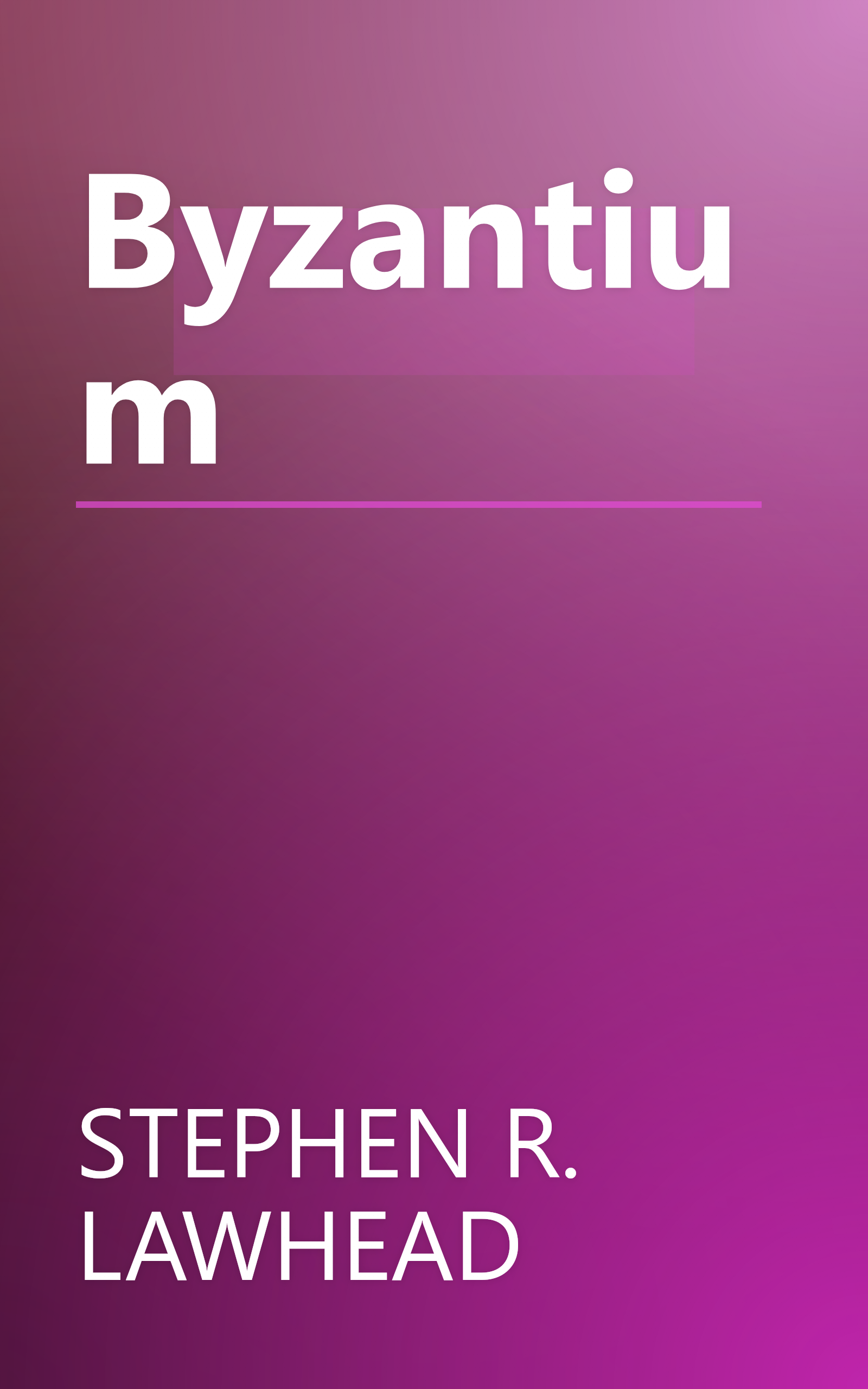 Byzantium book cover