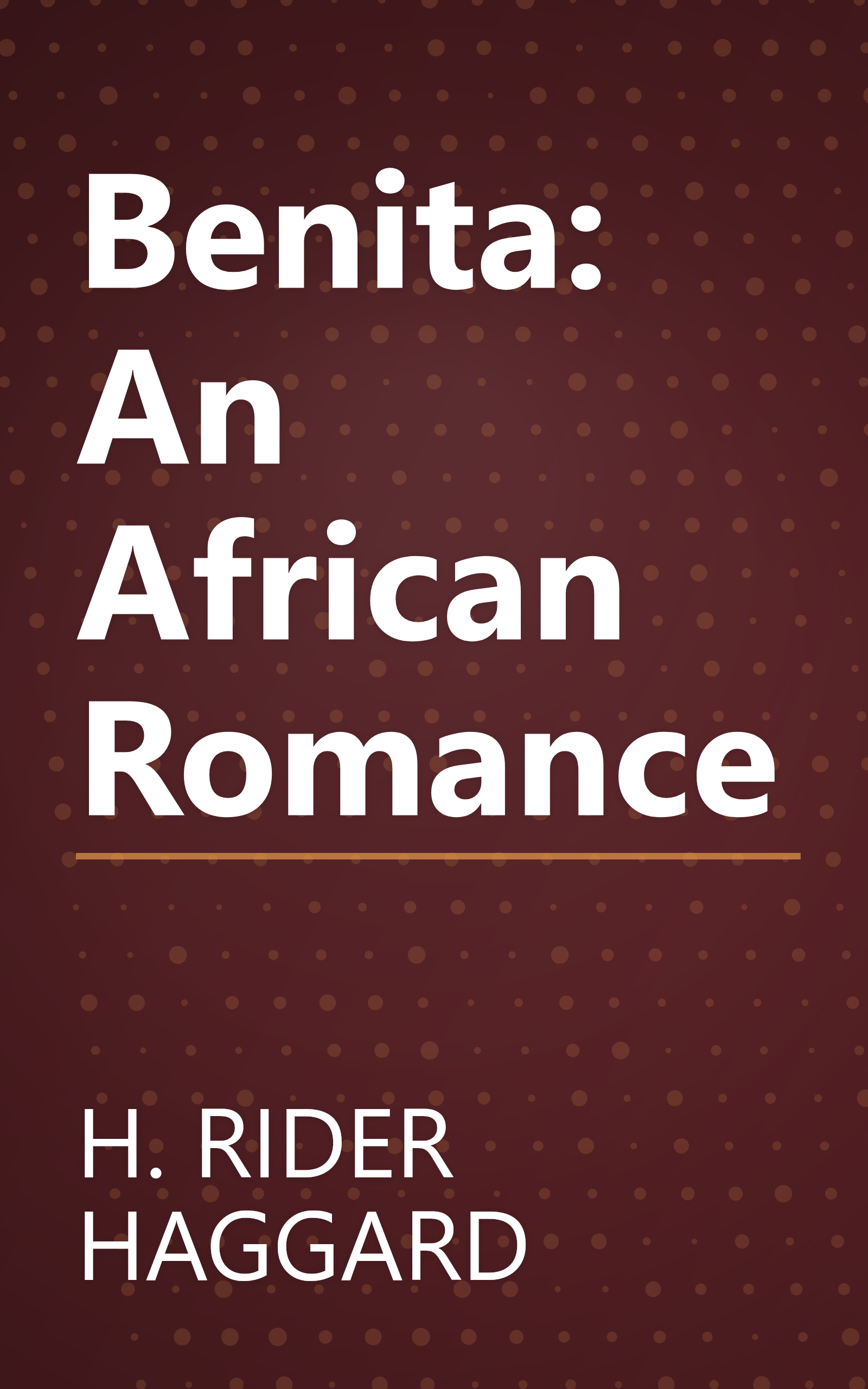 Benita: An African Romance book cover