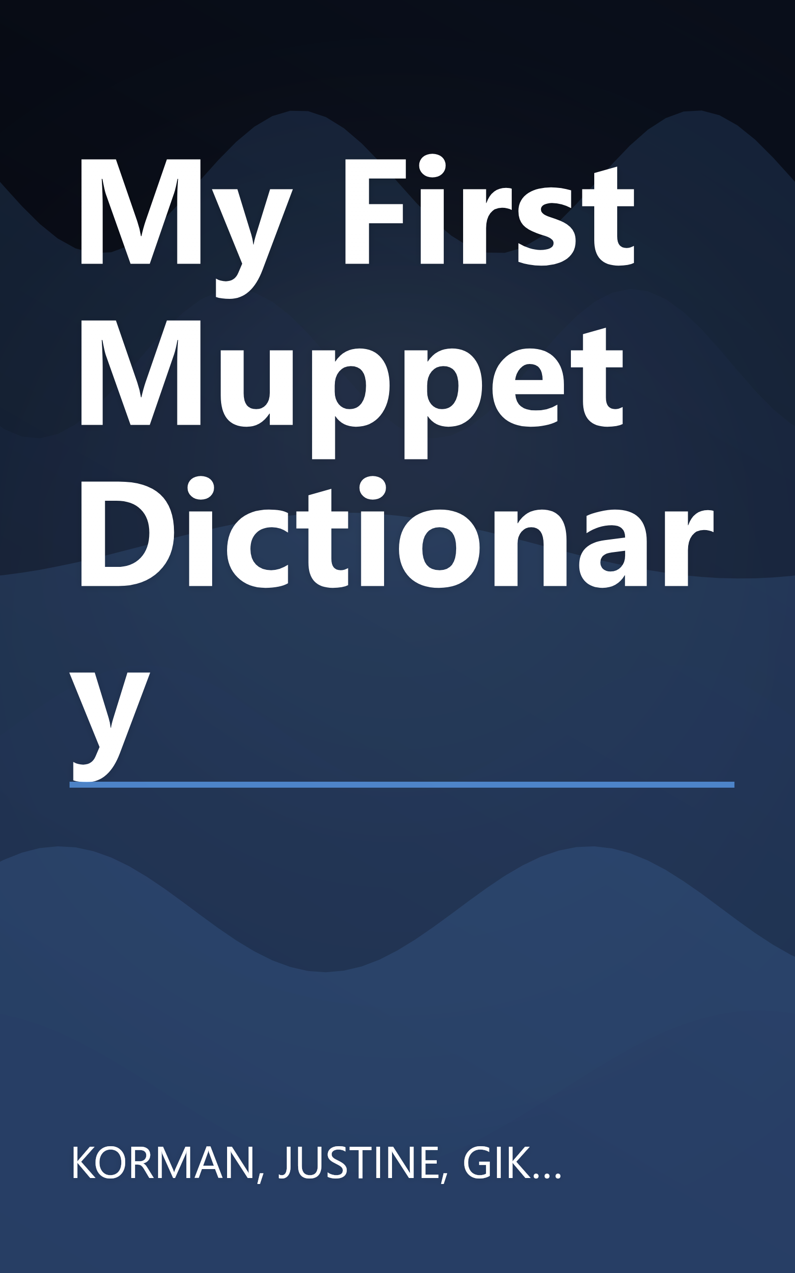 My First Muppet Dictionary book cover