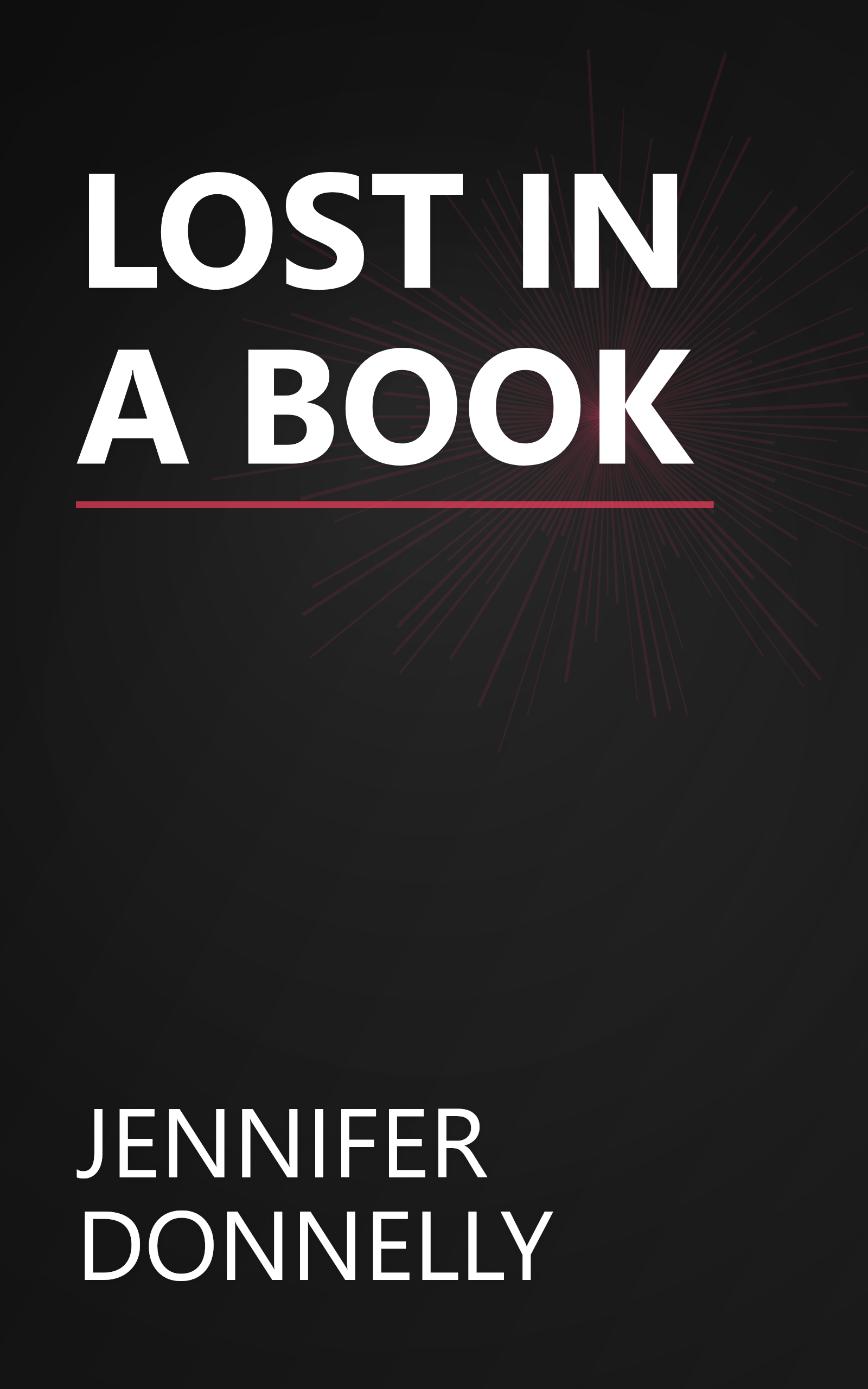 LOST IN A BOOK book cover