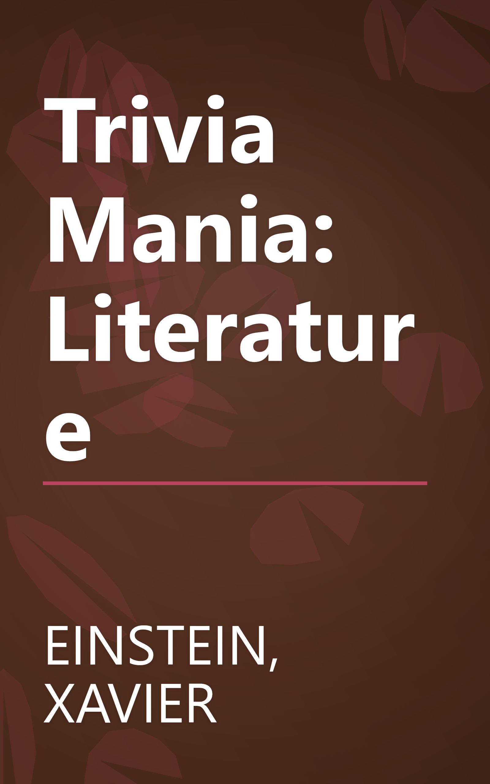 Trivia Mania: Literature book cover
