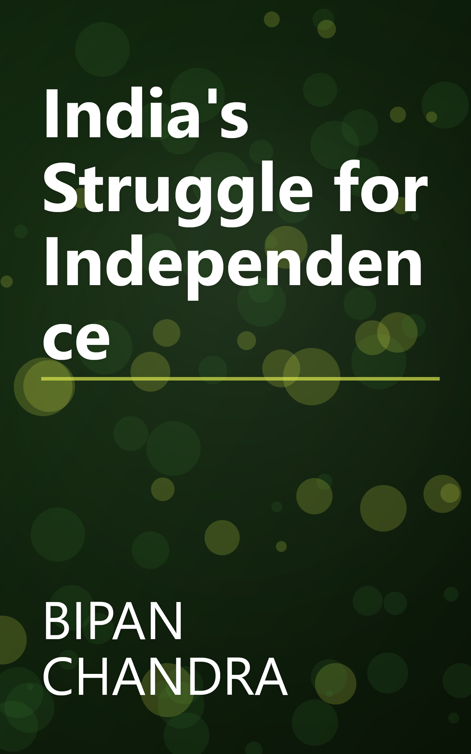 India's Struggle for Independence book cover