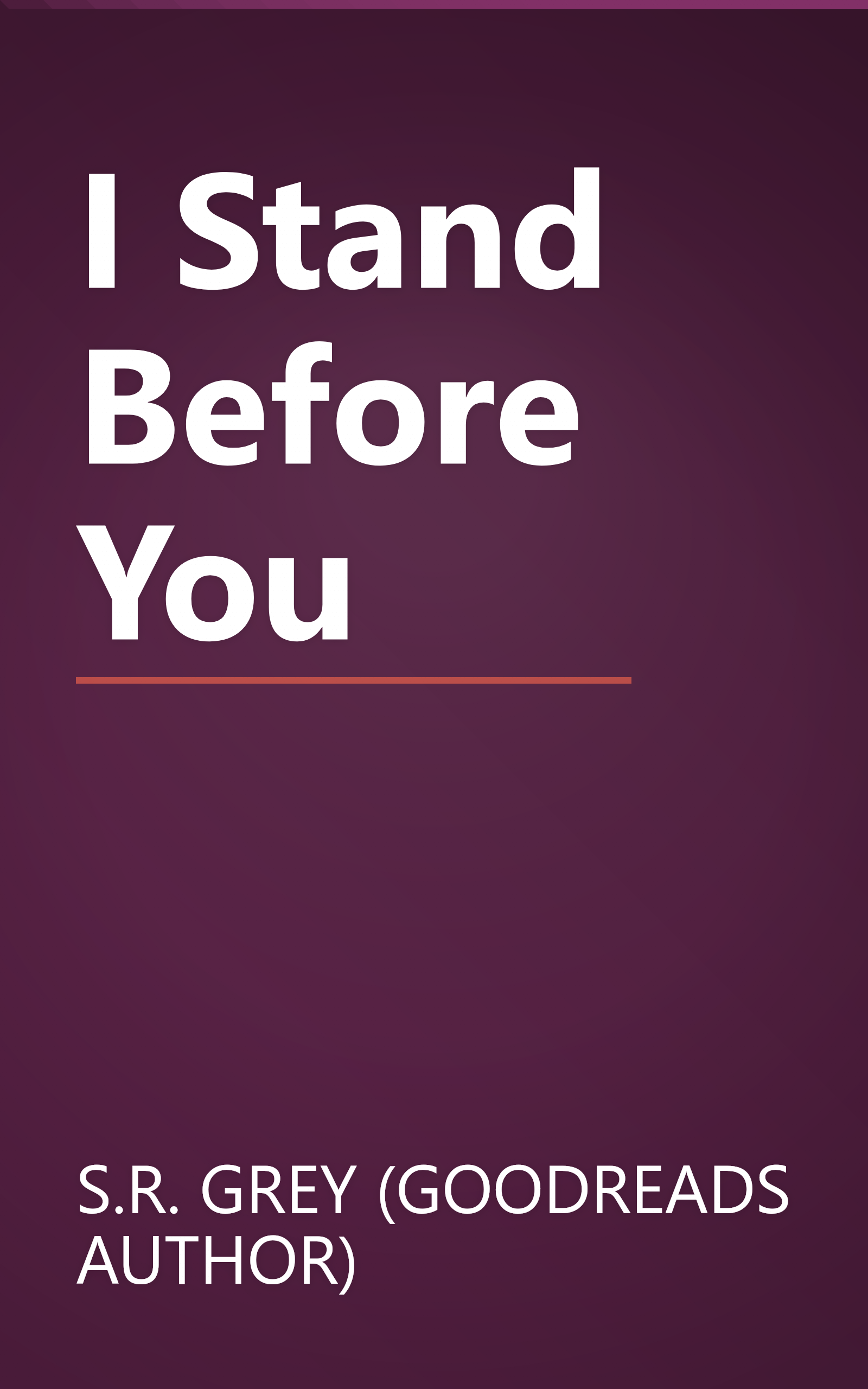 I Stand Before You book cover