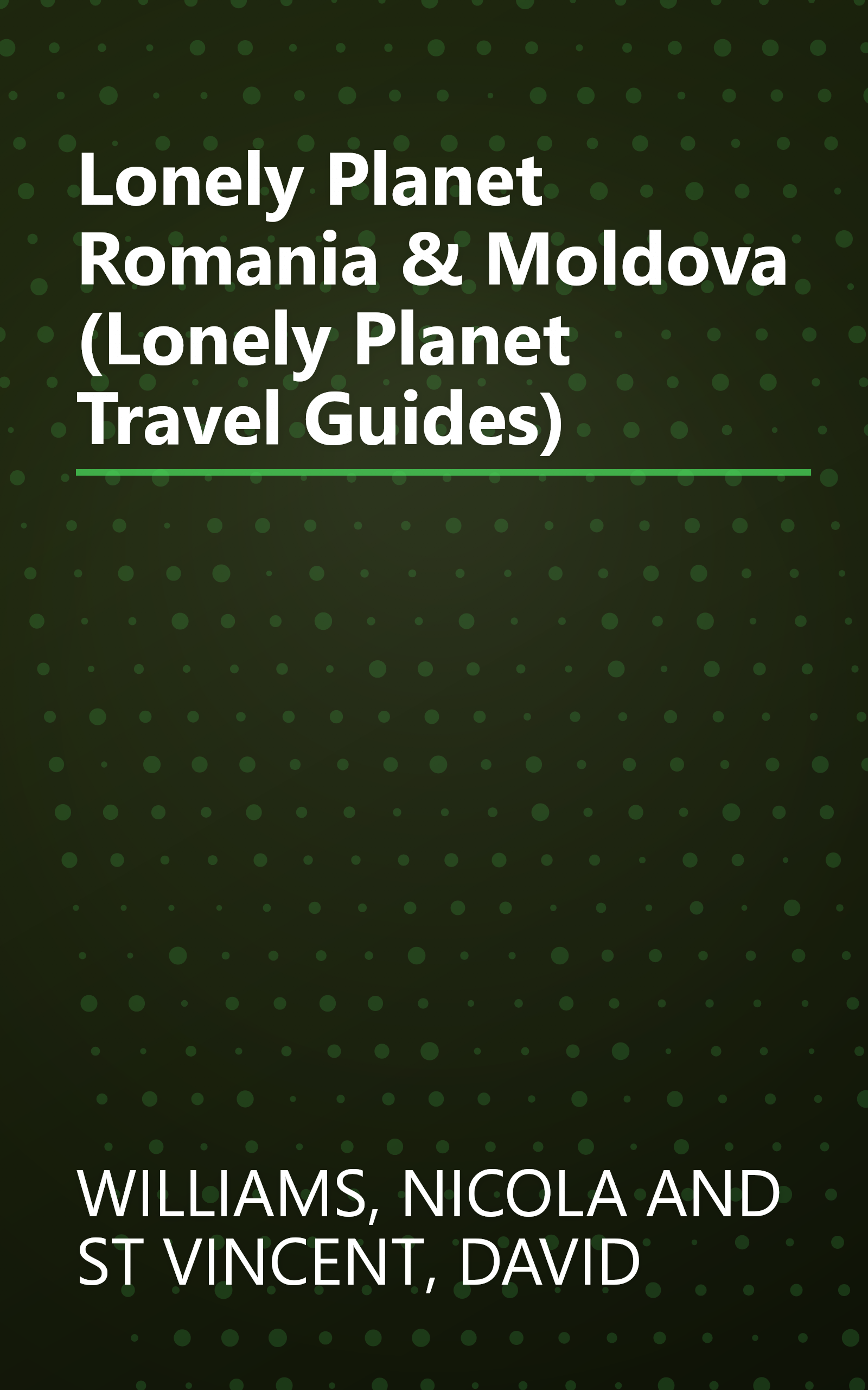 Lonely Planet Romania & Moldova (Lonely Planet Travel Guides) book cover