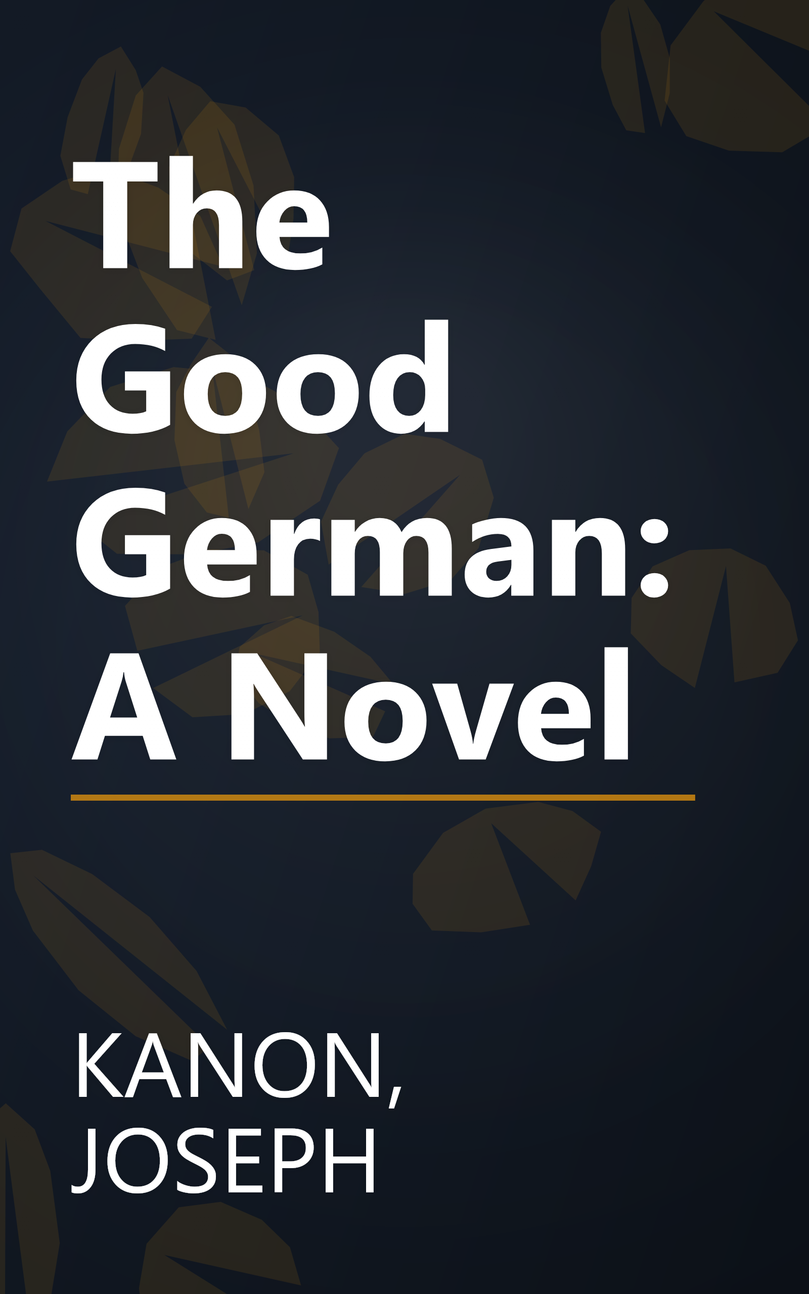 The Good German: A Novel book cover