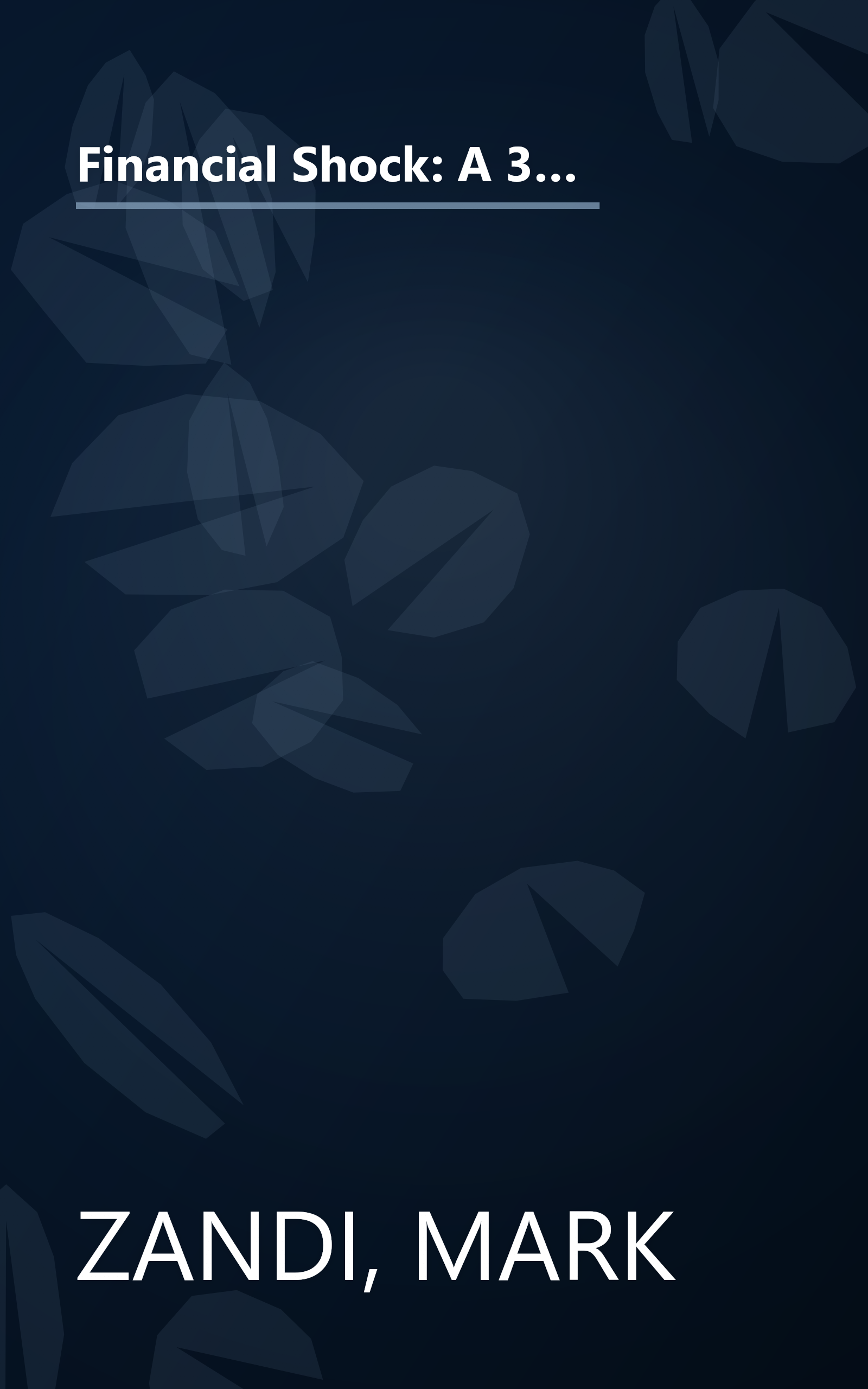 Financial Shock: A 360 Degree Look at the Subprime Mortgage Implosion, and How to Avoid the Next Financial Crisis book cover