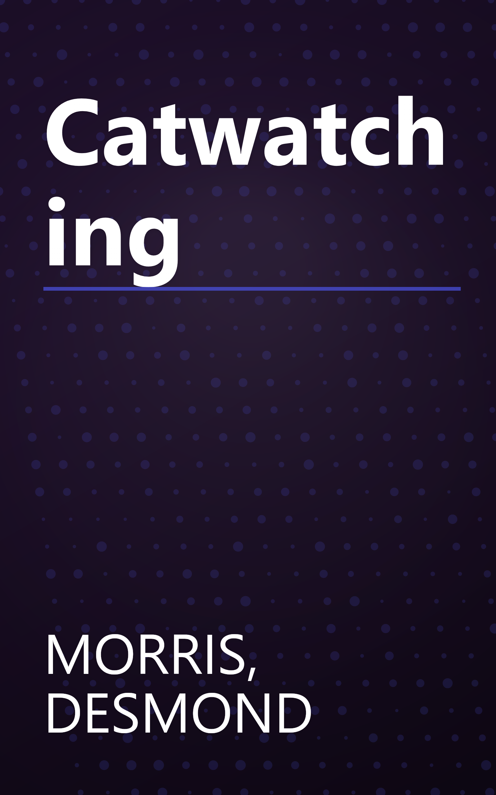 Catwatching book cover