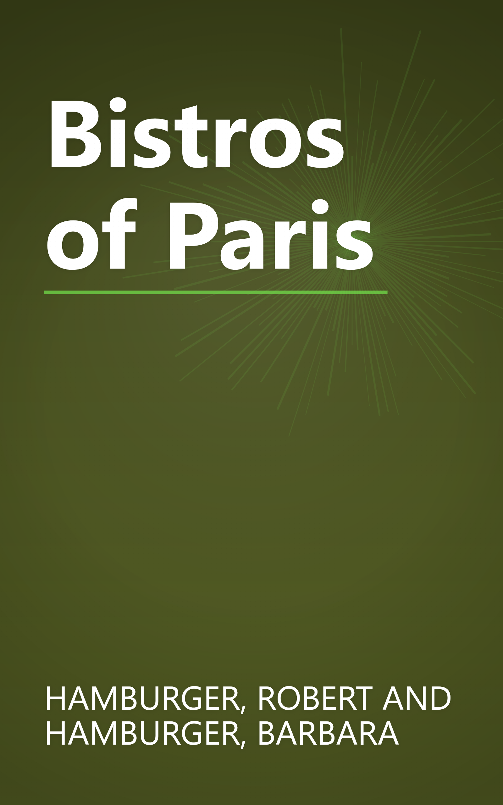 Bistros of Paris book cover