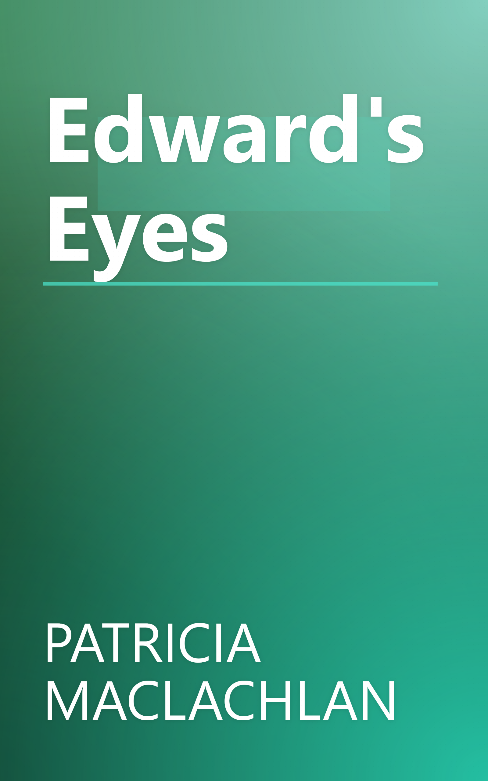 Edward's Eyes book cover