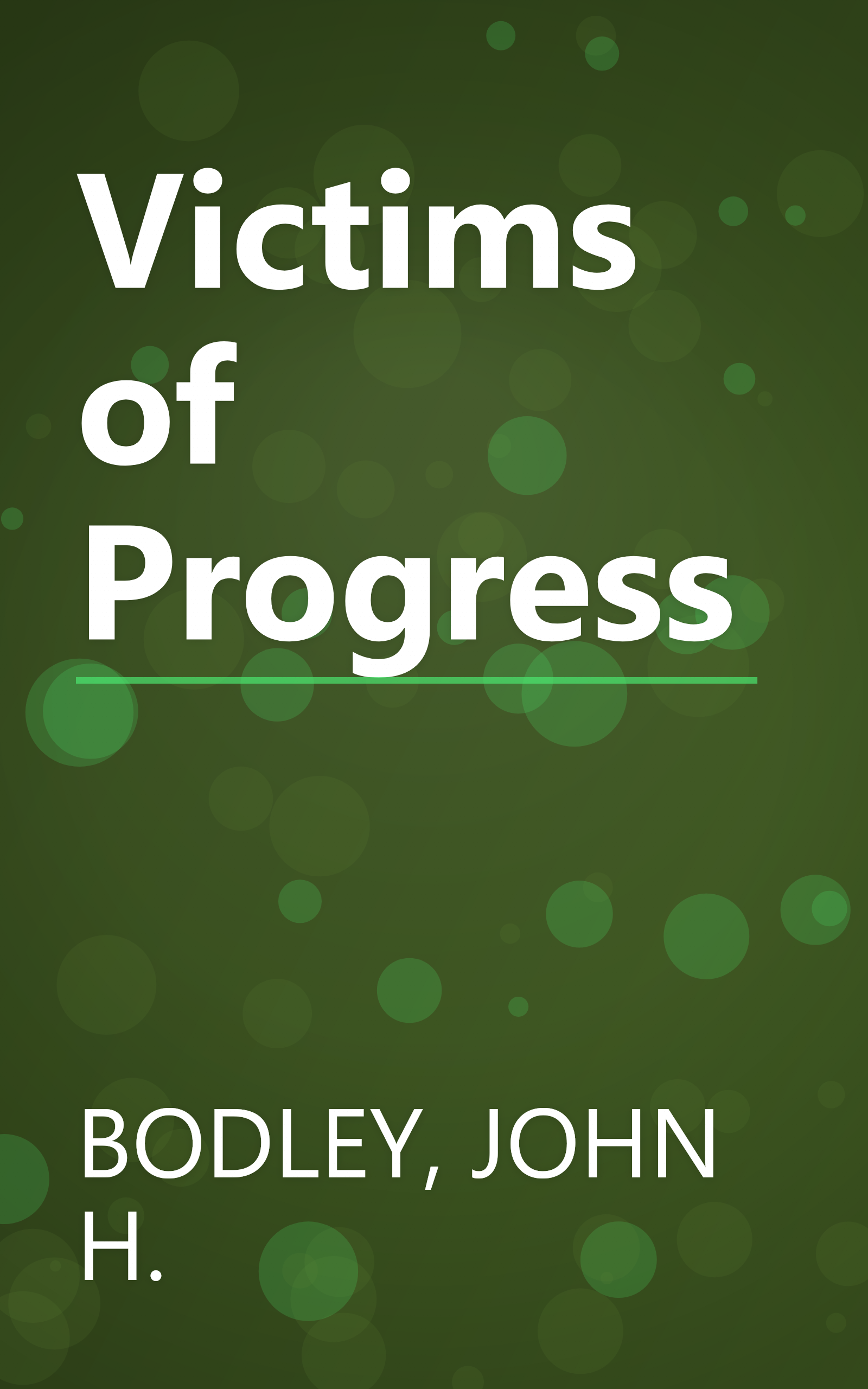 Victims of Progress book cover