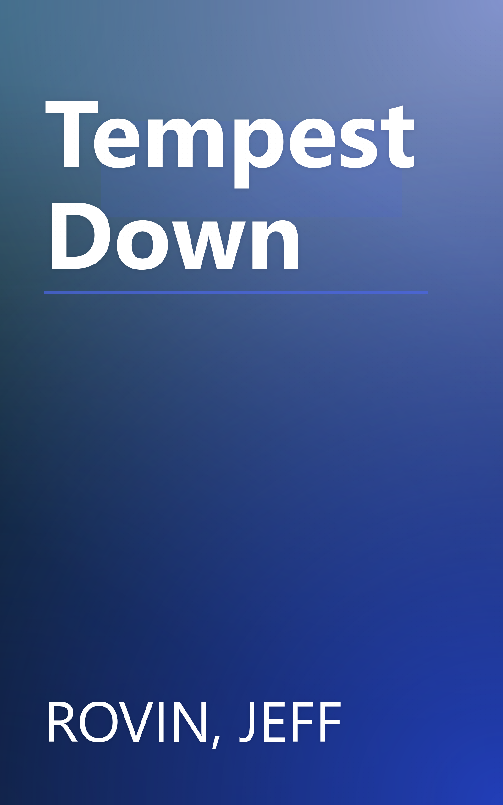 Tempest Down book cover