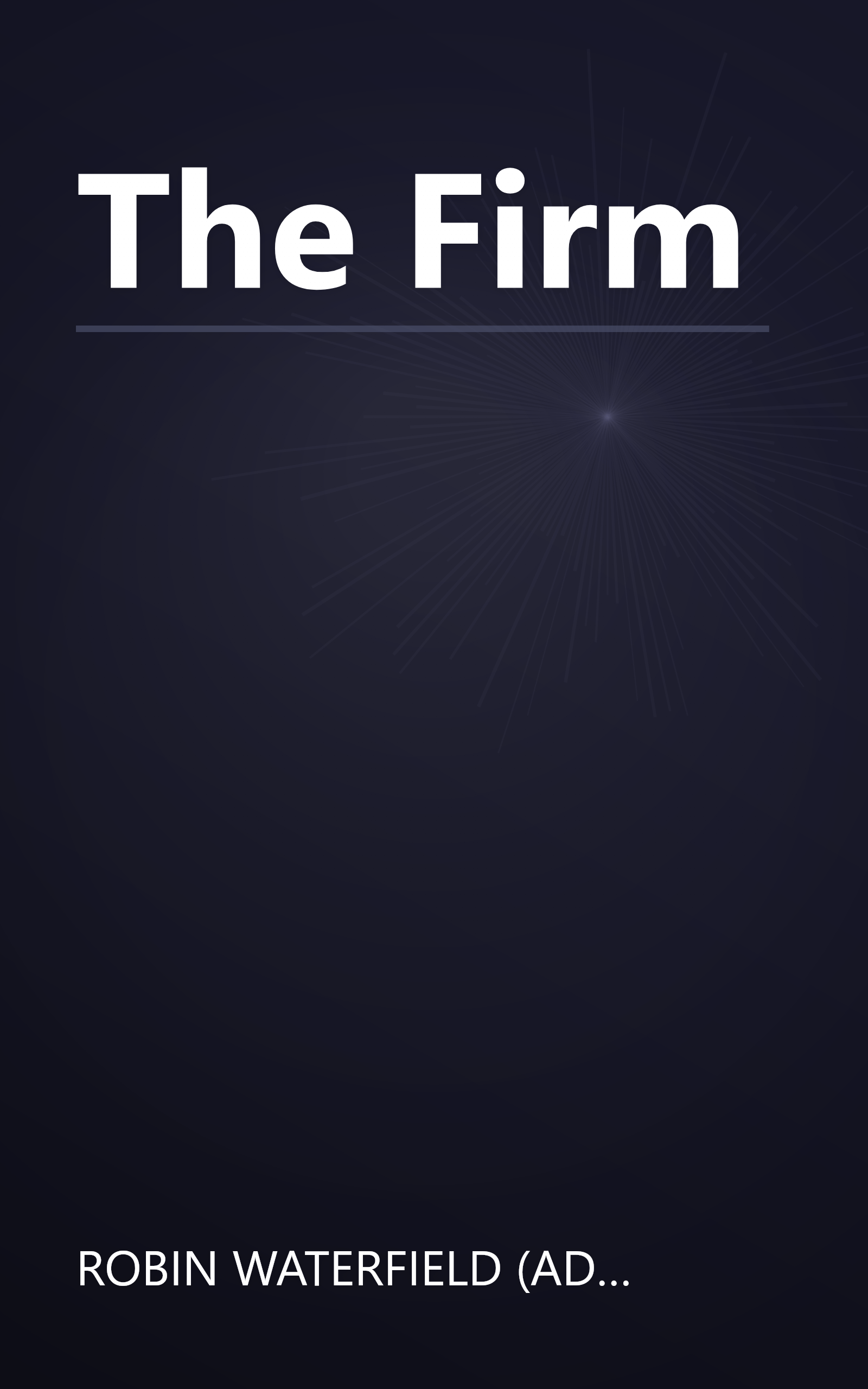 The Firm book cover