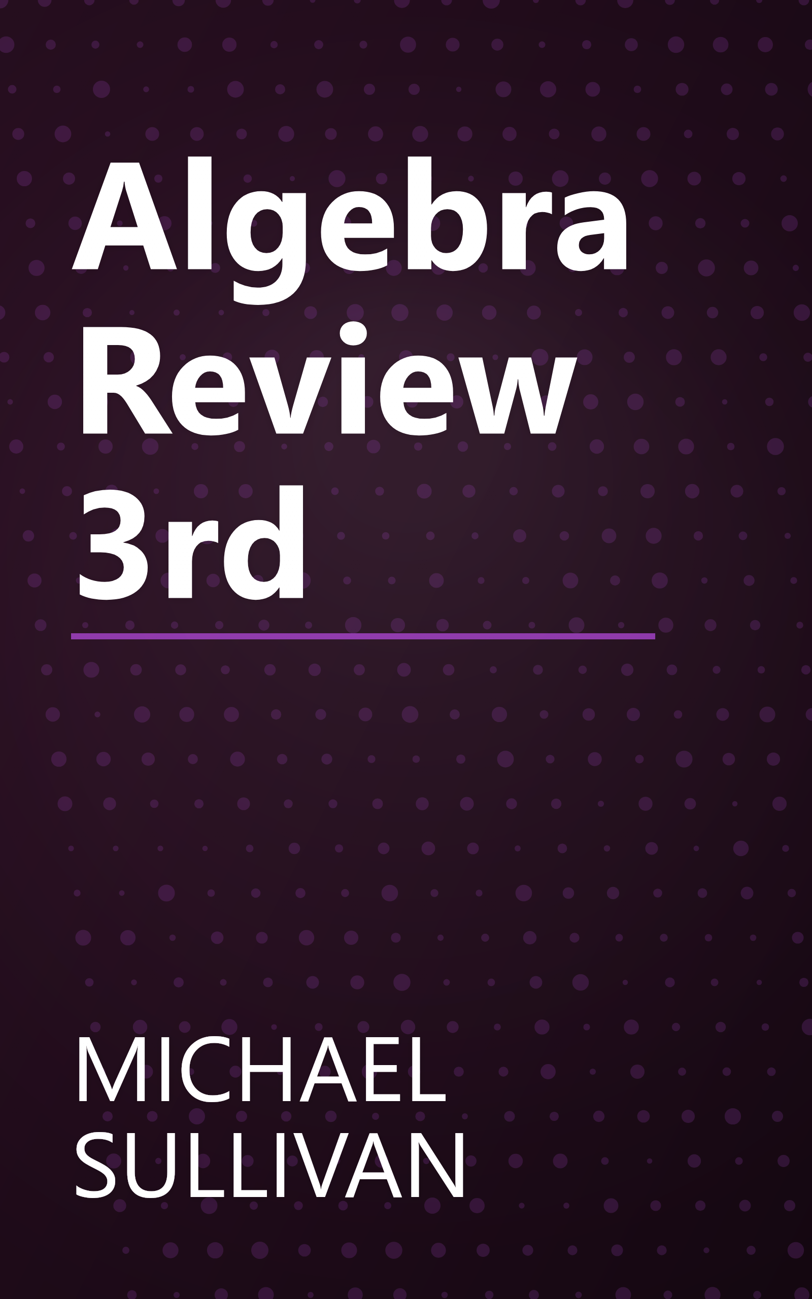 Algebra Review 3rd book cover