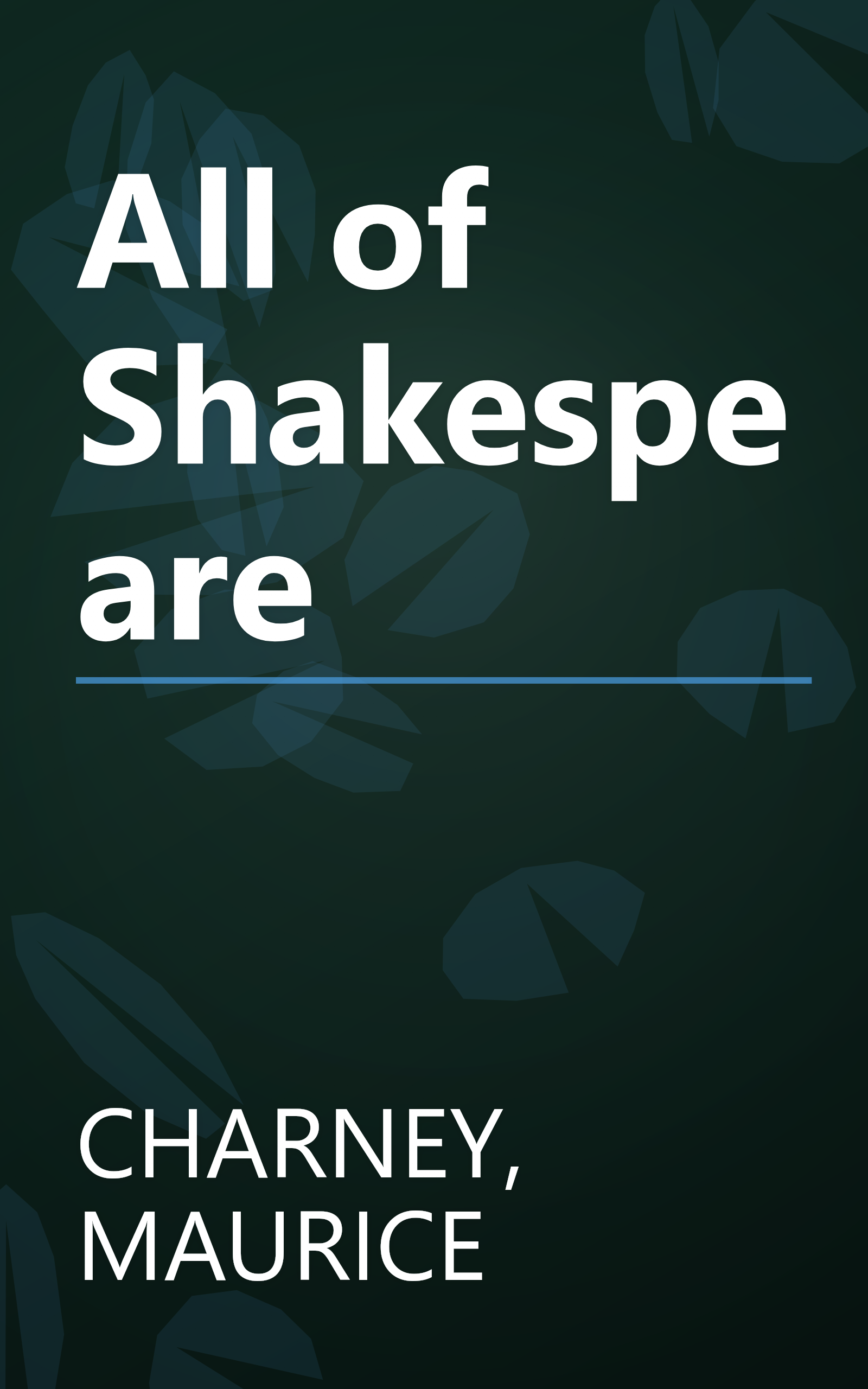 All of Shakespeare book cover