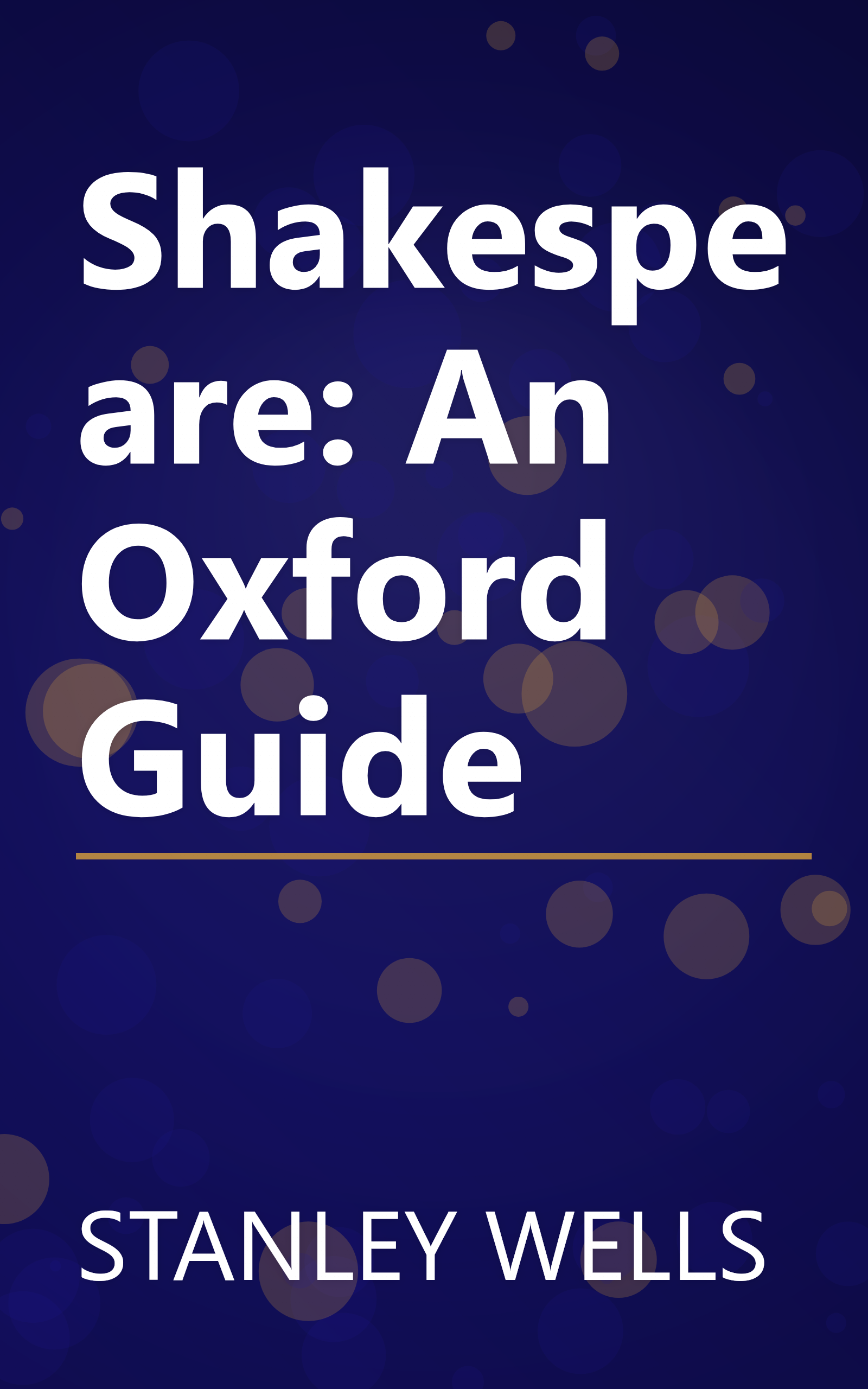 Shakespeare: An Oxford Guide book cover