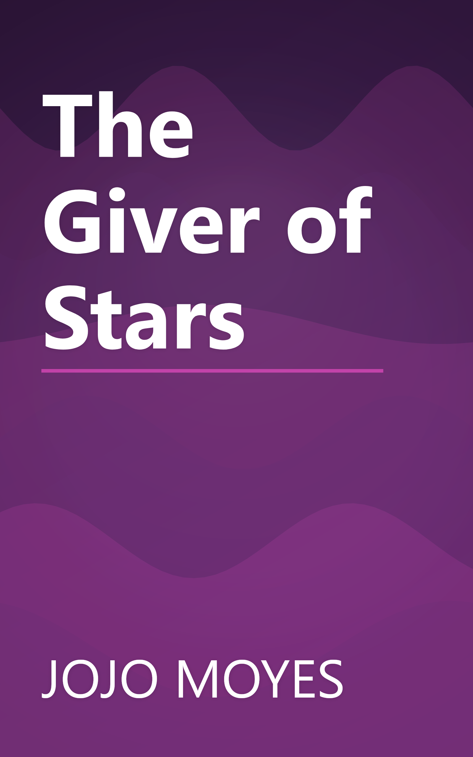 The Giver of Stars book cover
