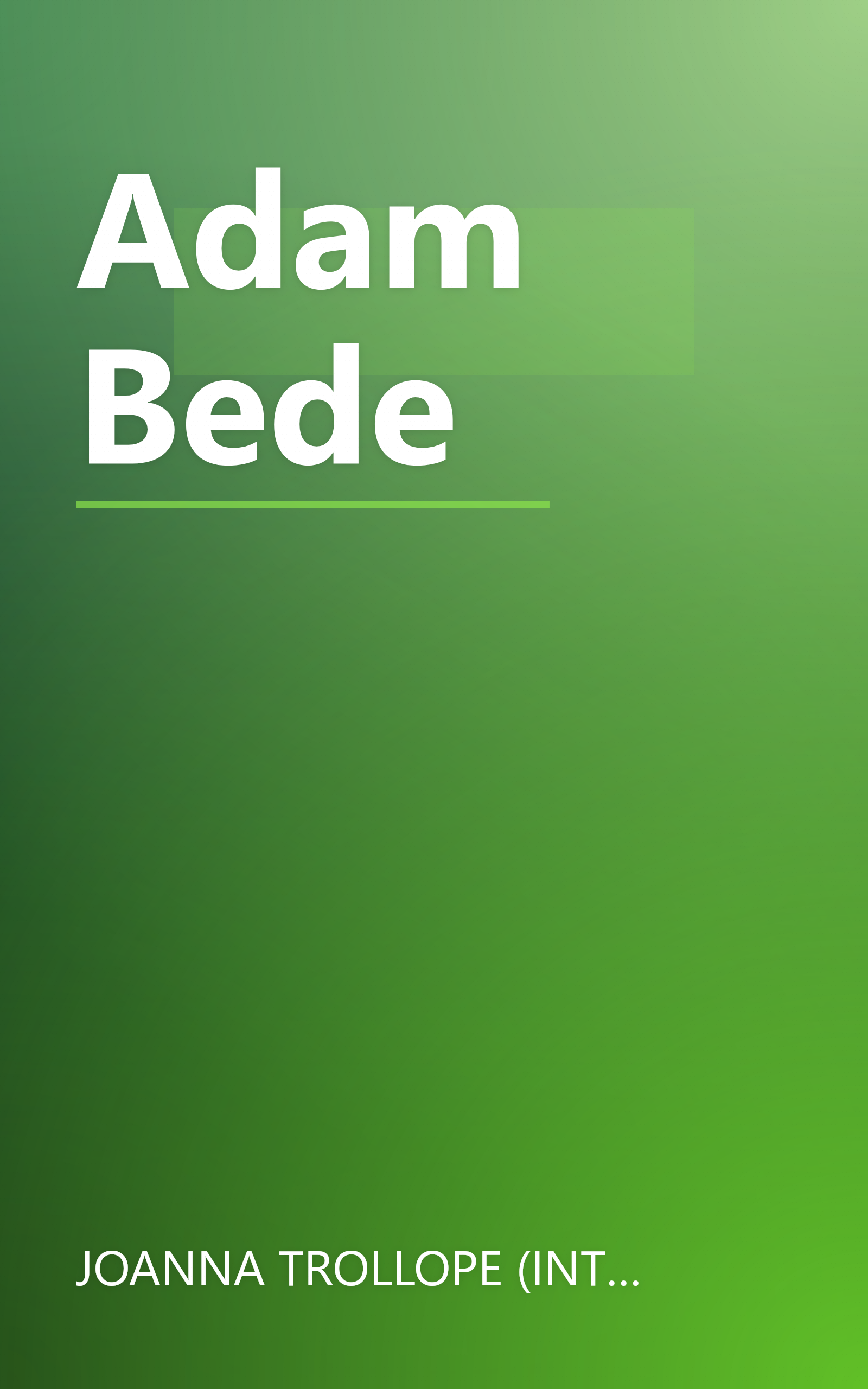 Adam Bede book cover