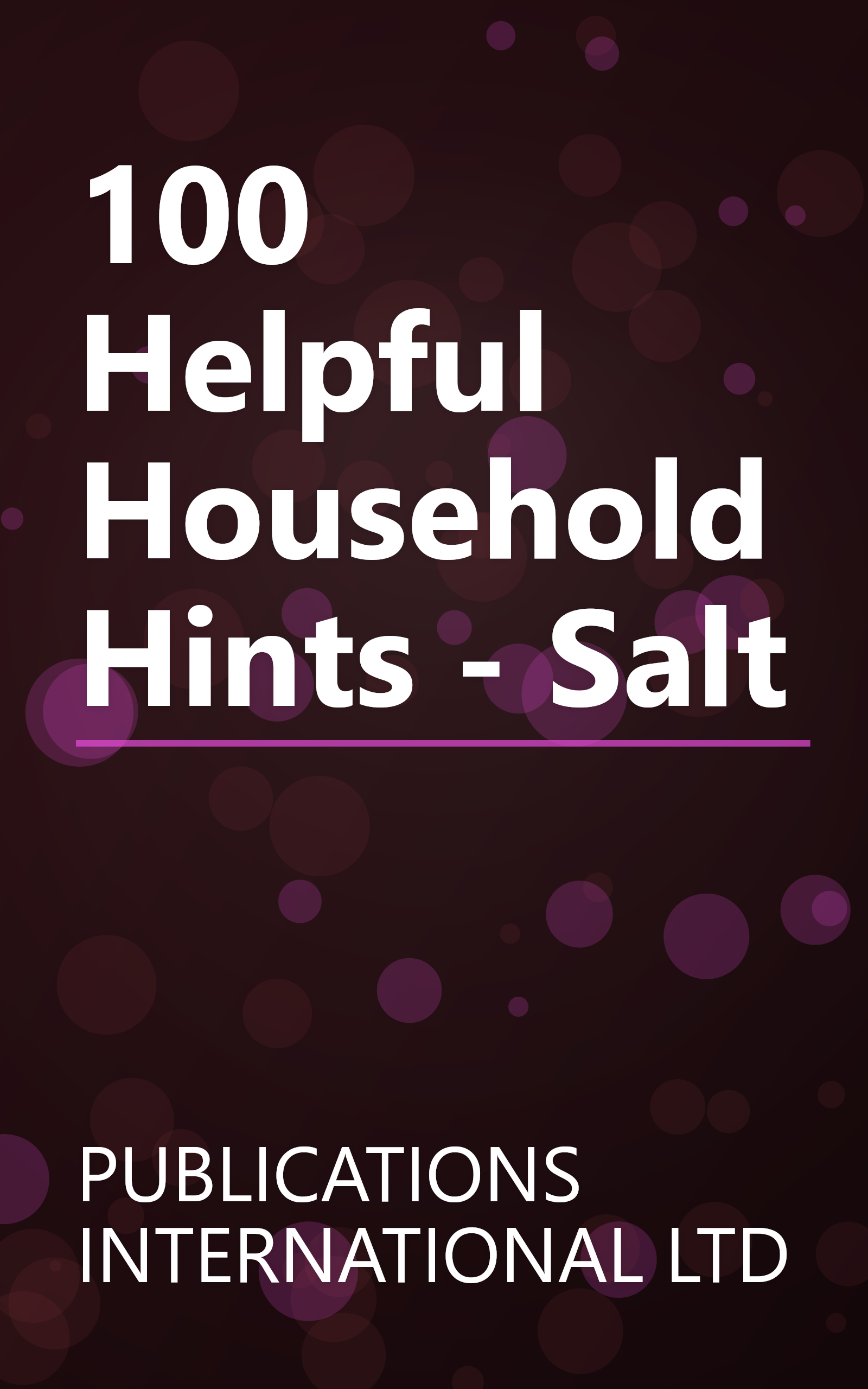 100 Helpful Household Hints - Salt book cover