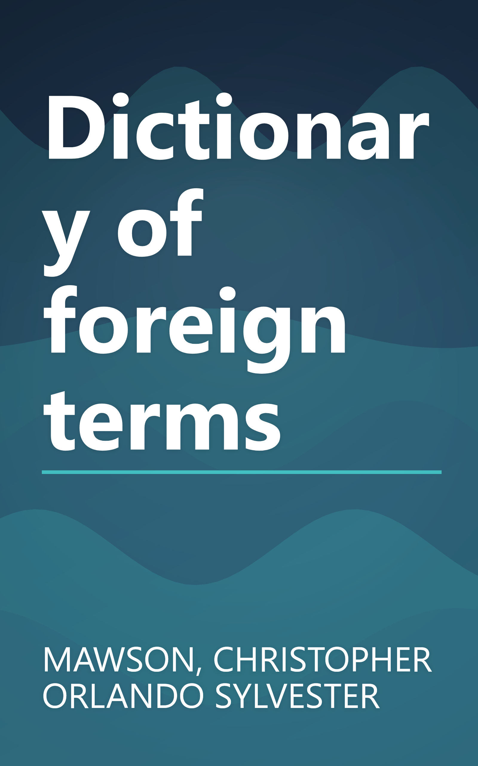 Dictionary of foreign terms book cover