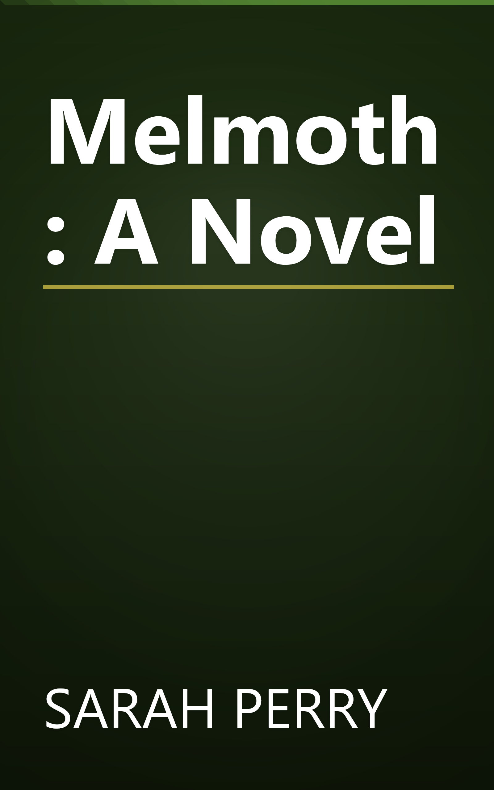 Melmoth: A Novel book cover