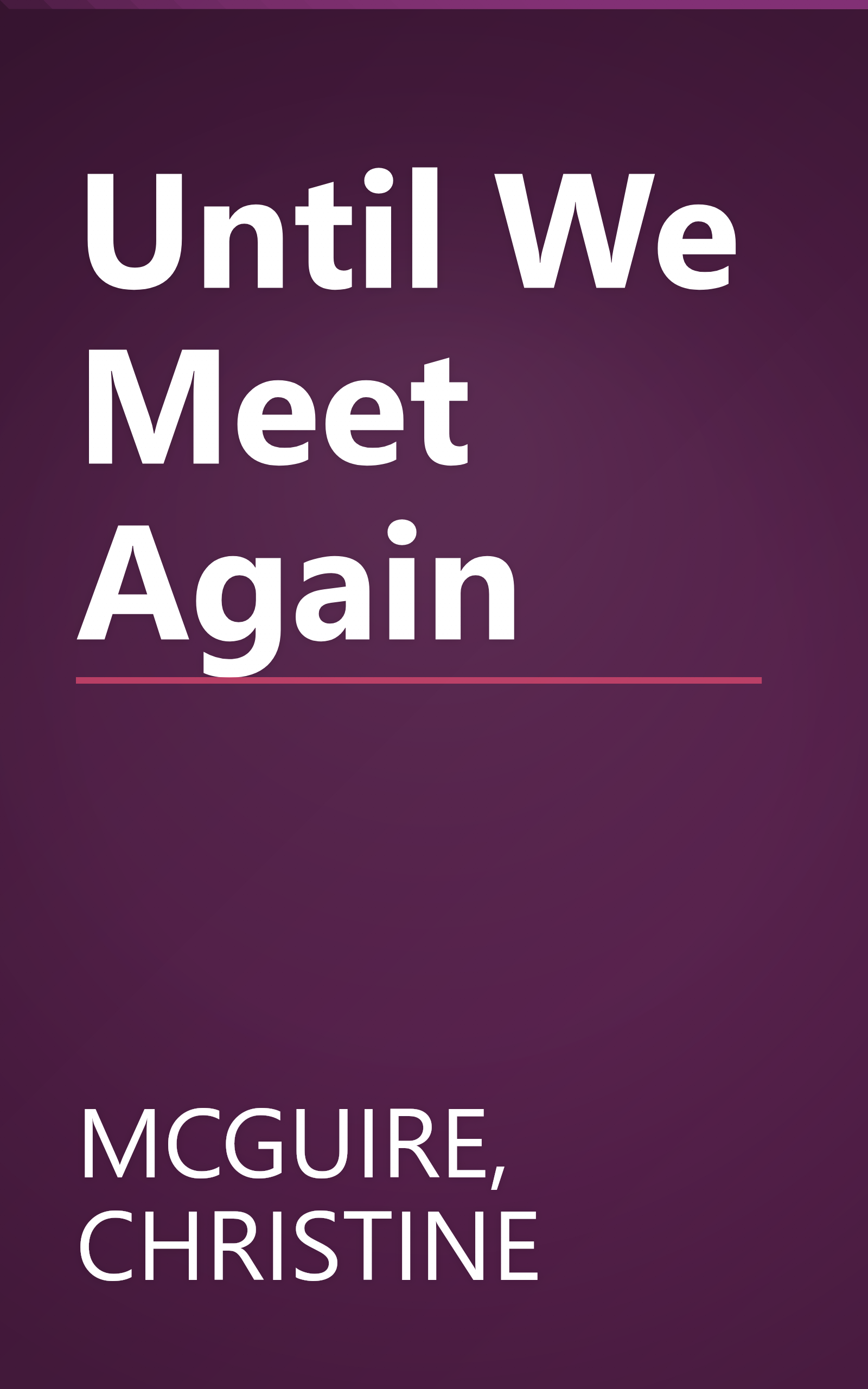 Until We Meet Again book cover
