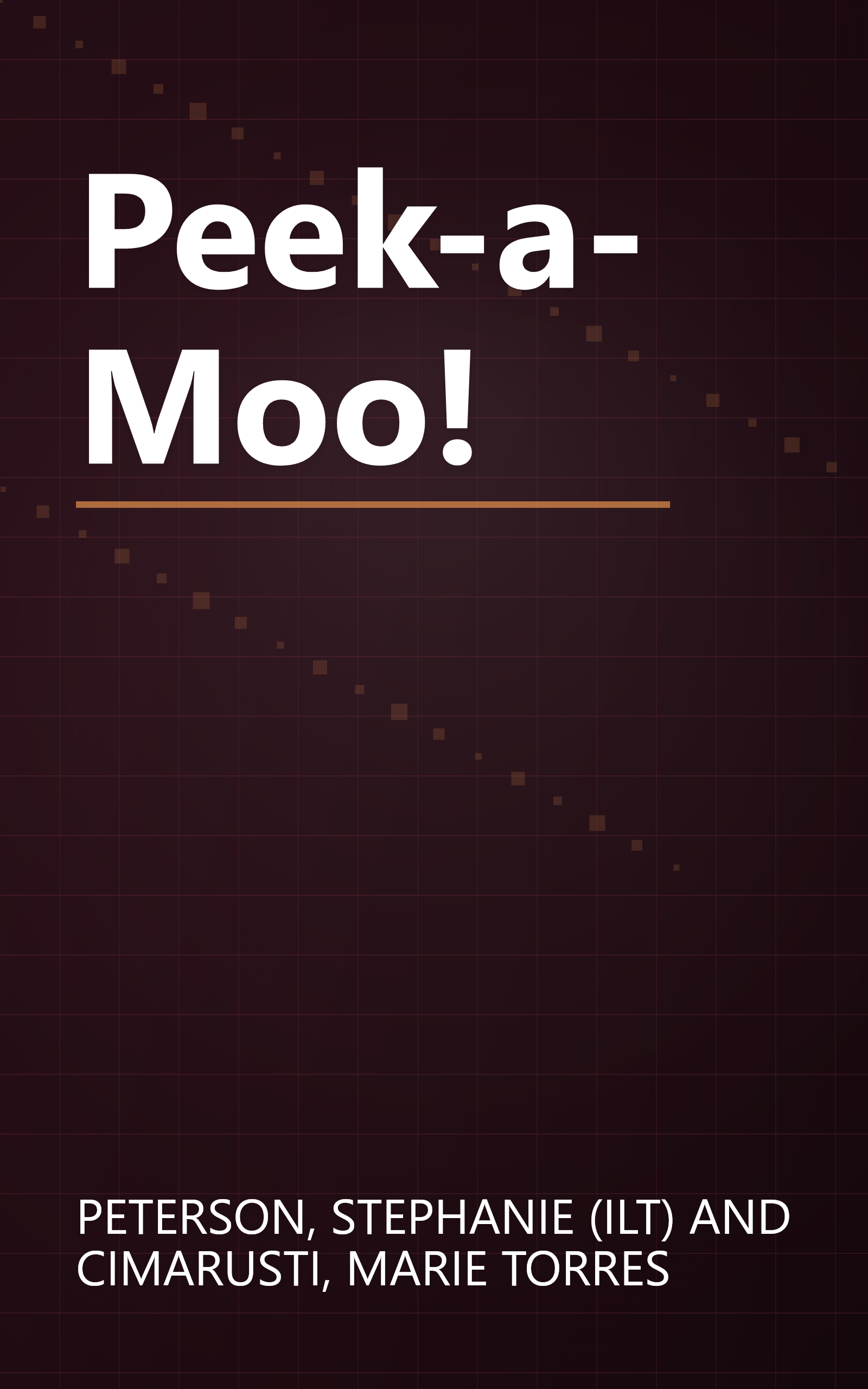 Peek-a-Moo! book cover