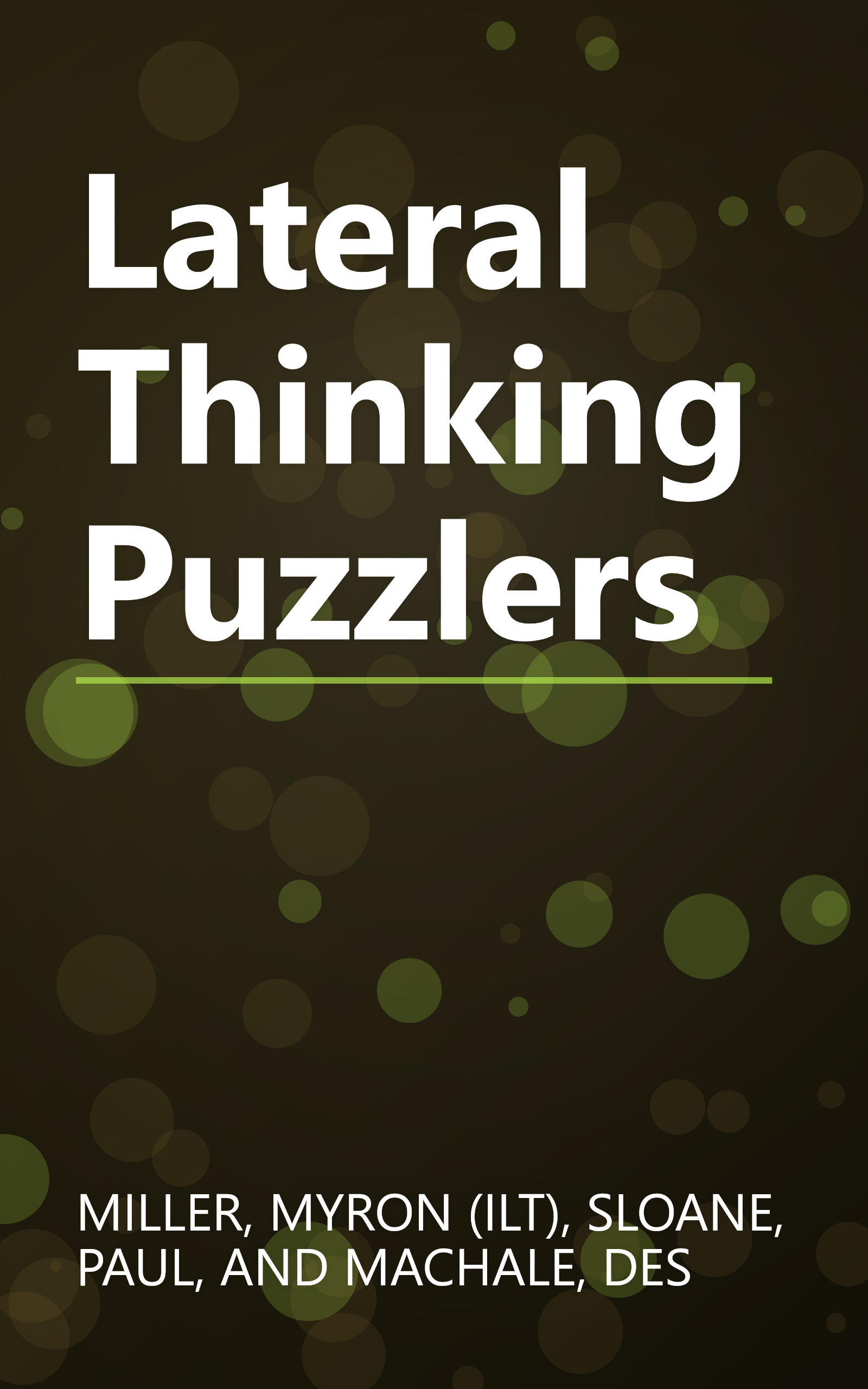 Lateral Thinking Puzzlers book cover