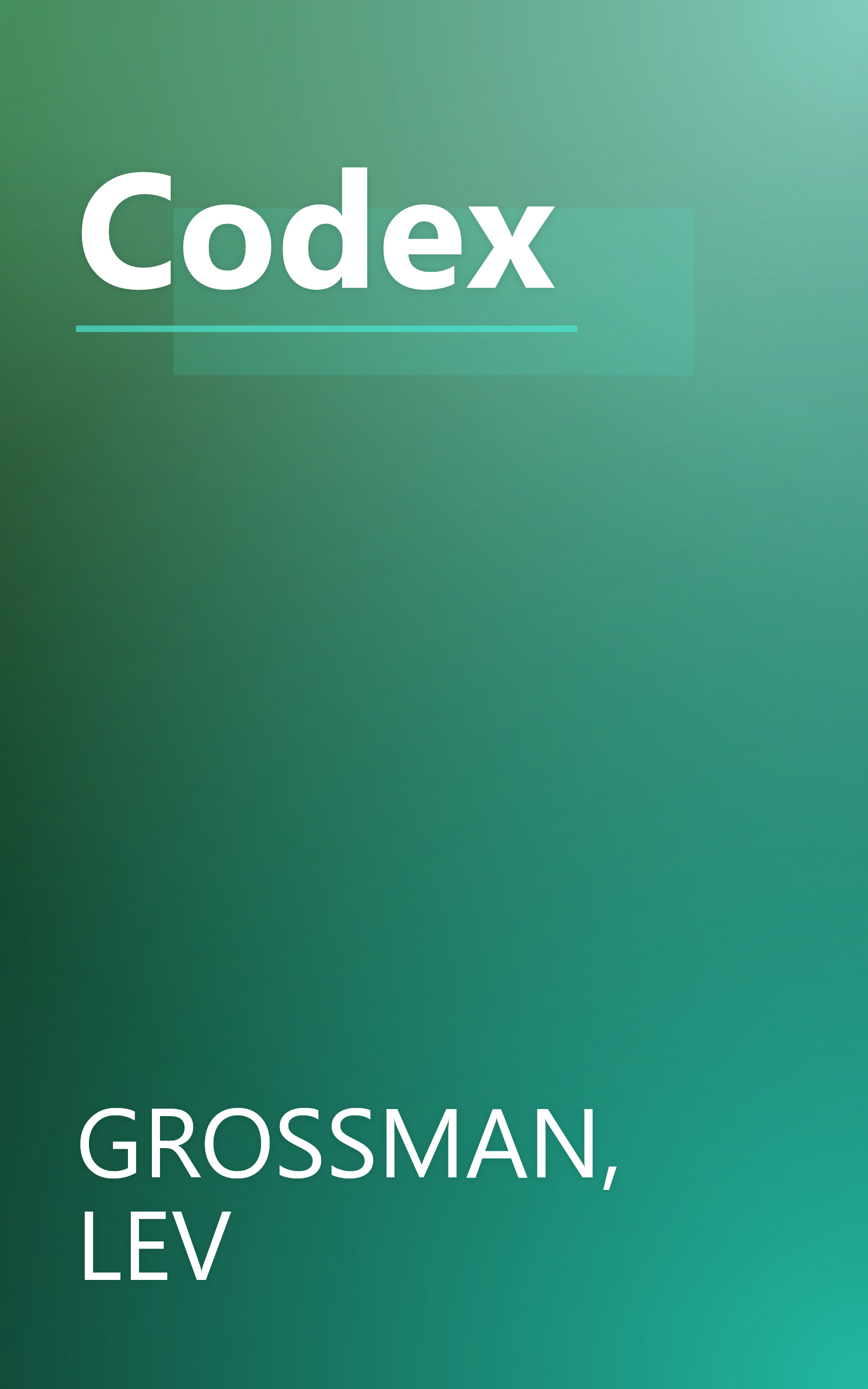 Codex book cover