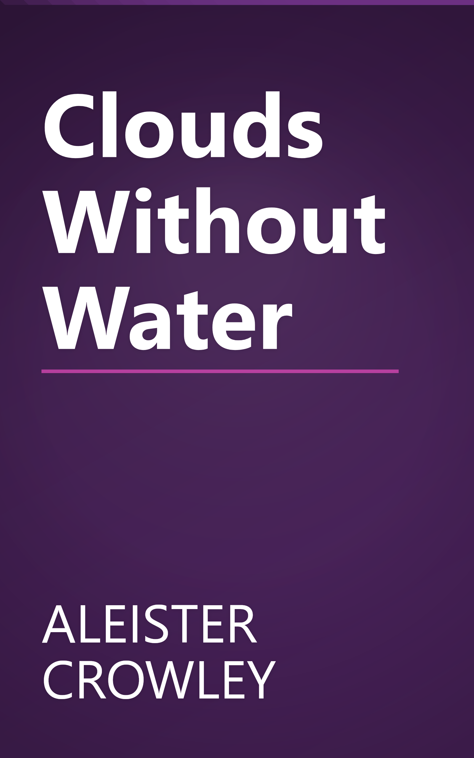 Clouds Without Water book cover