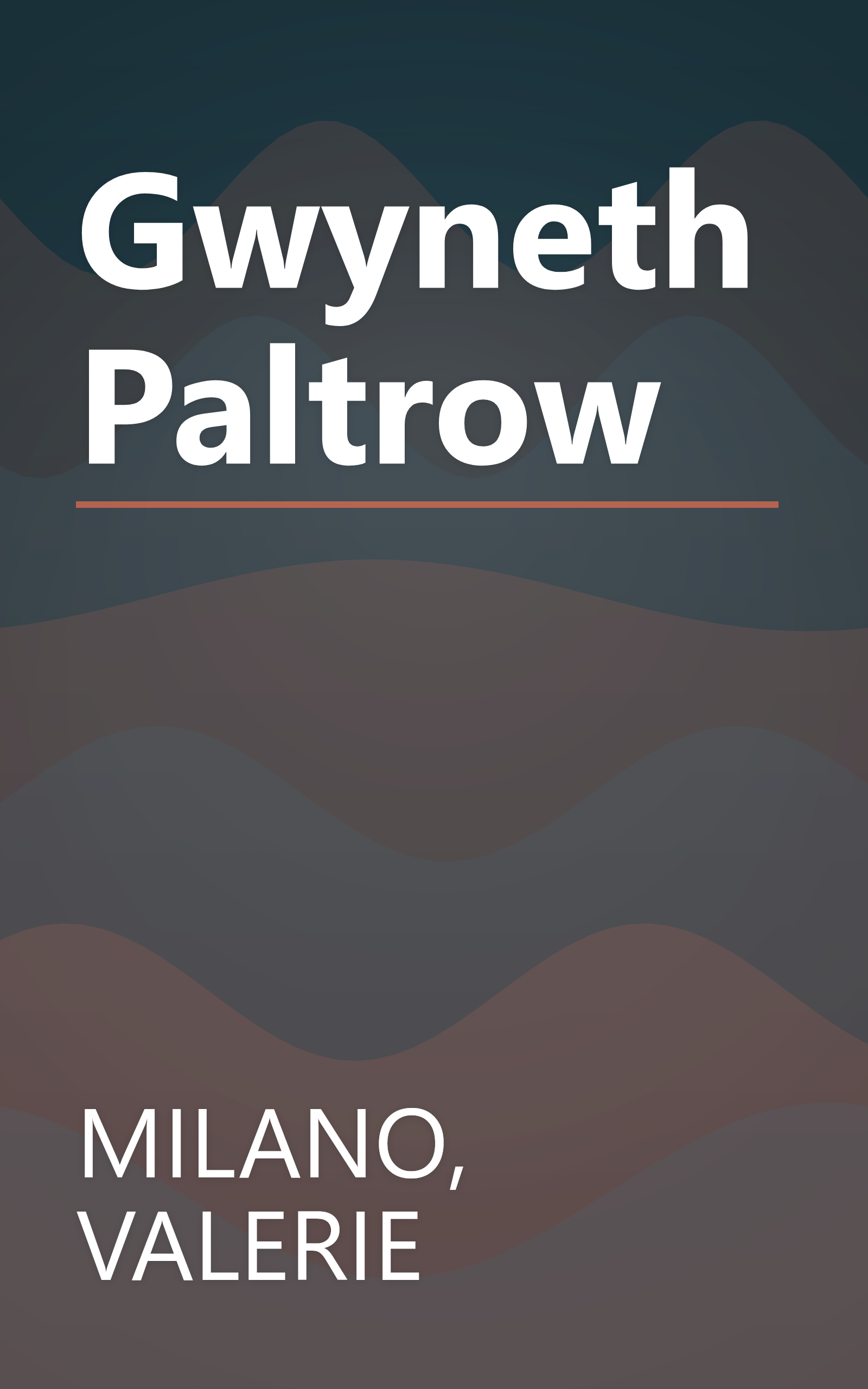 Gwyneth Paltrow book cover