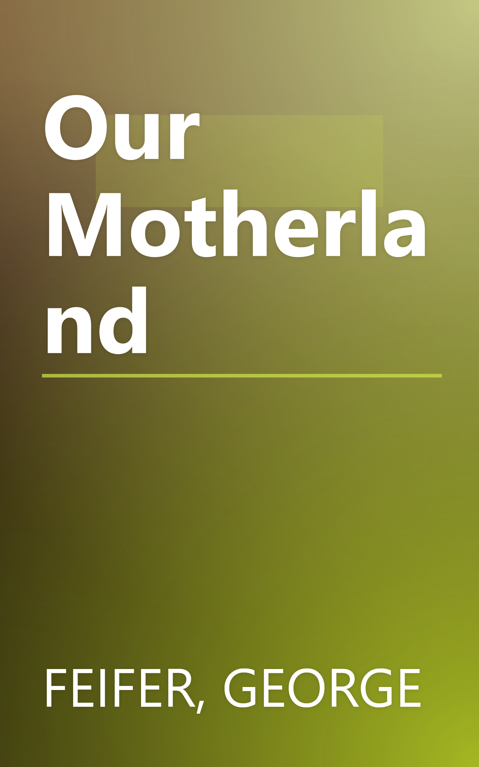 Our Motherland book cover