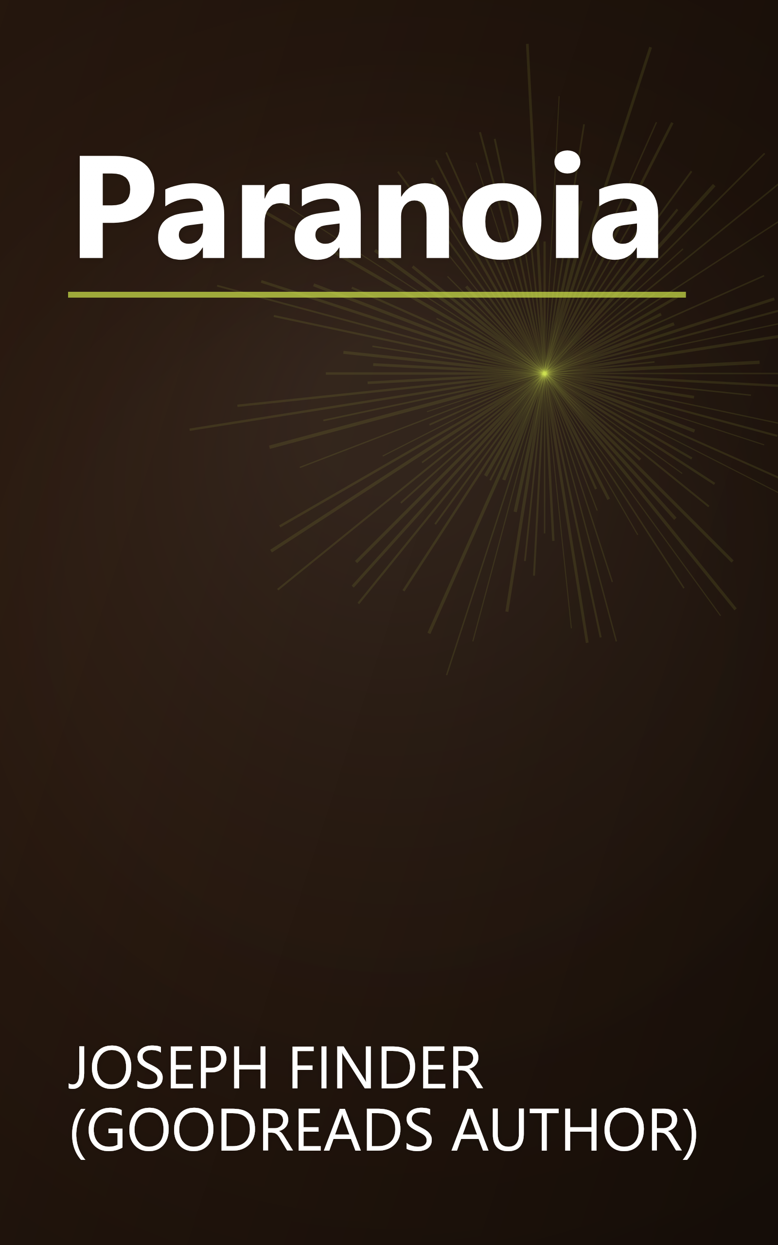 Paranoia book cover
