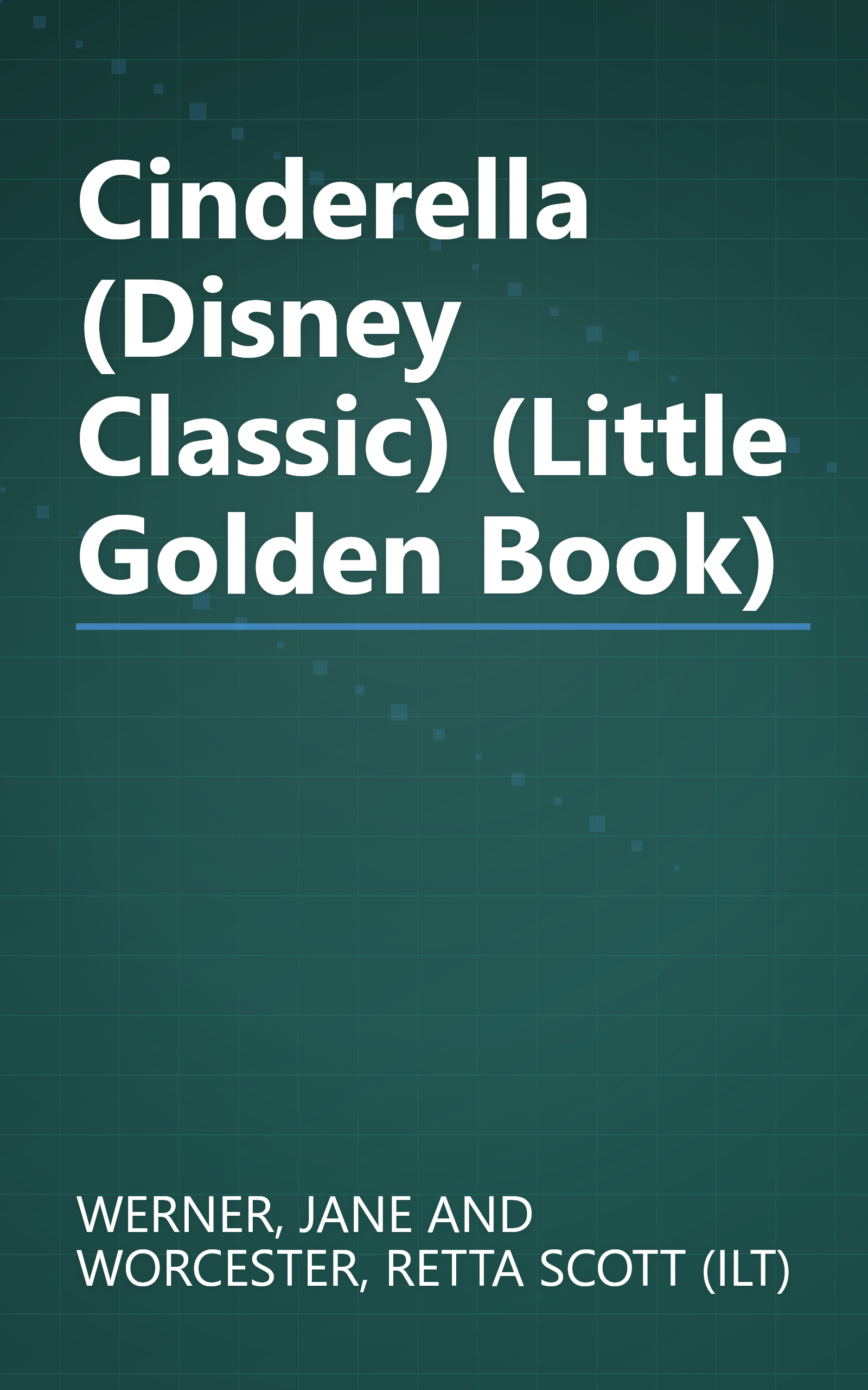 Cinderella (Disney Classic) (Little Golden Book) book cover
